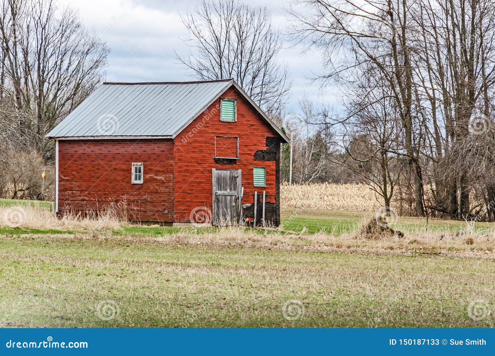 Eye-catching Red Building stock image. Image of blue - 150187133