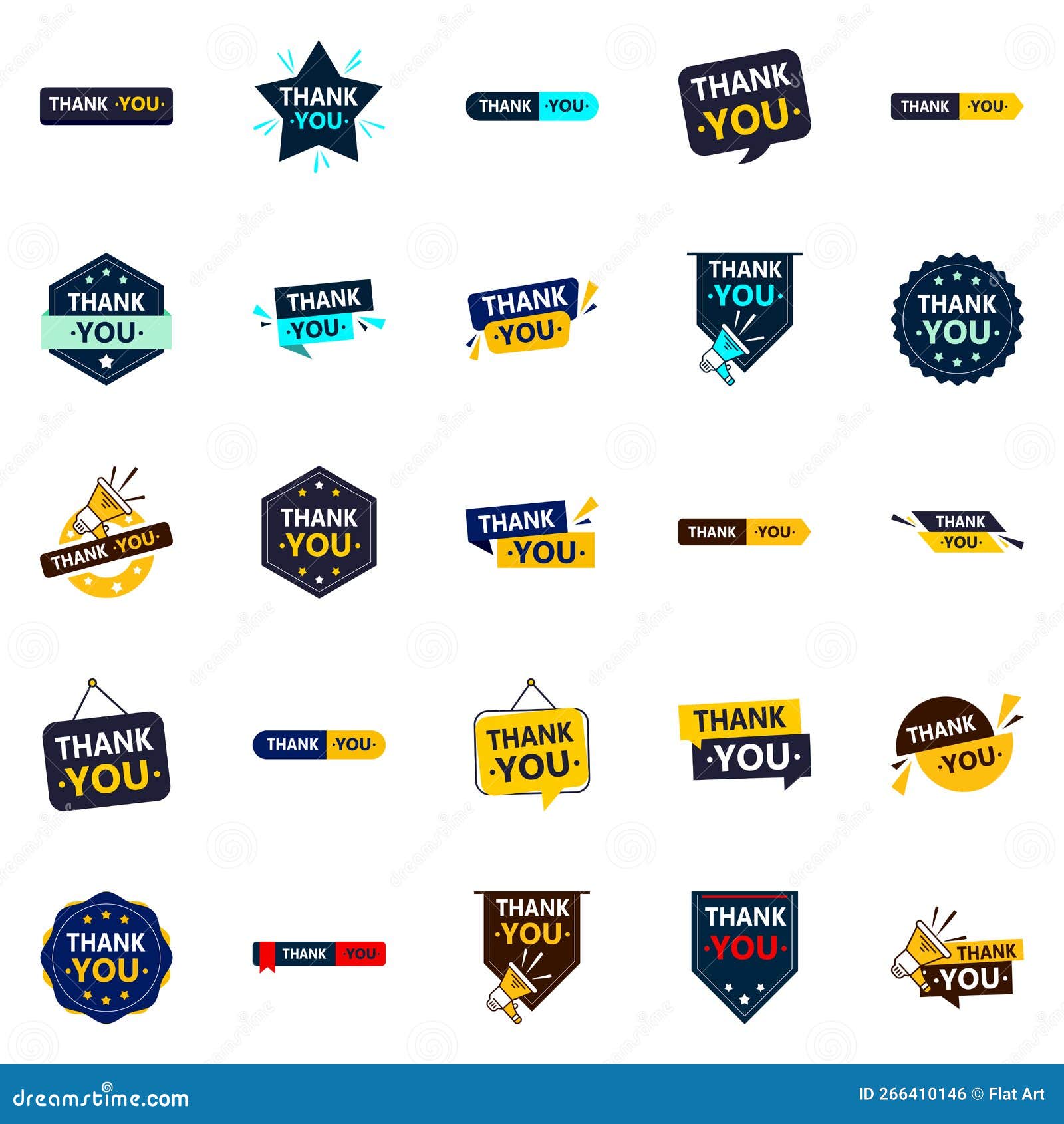 25 Eye Catching Vector Icons for Expressing Thankfulness Stock Vector ...