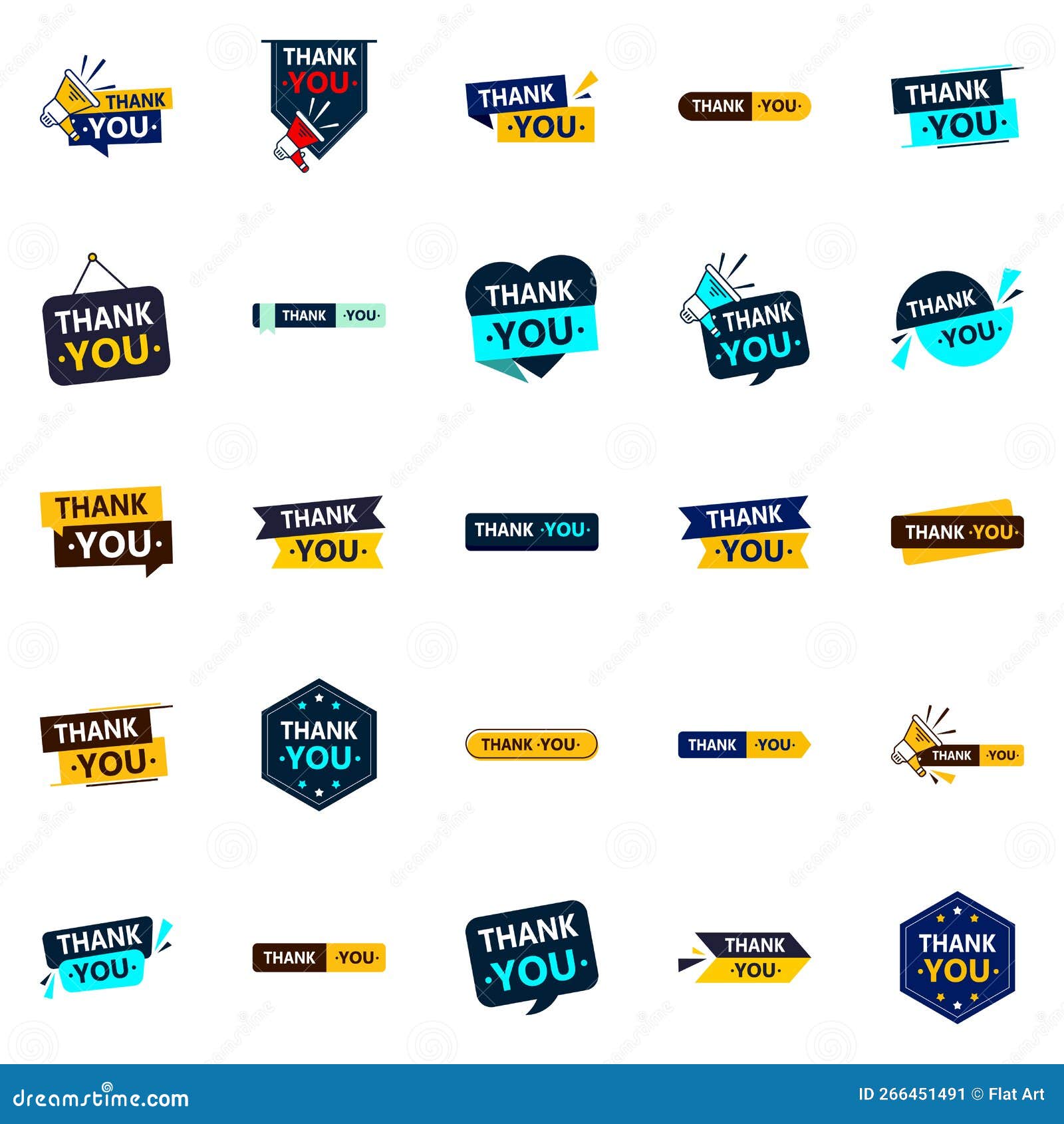 25 Eye Catching Vector Icons for Expressing Thankfulness Stock Vector ...