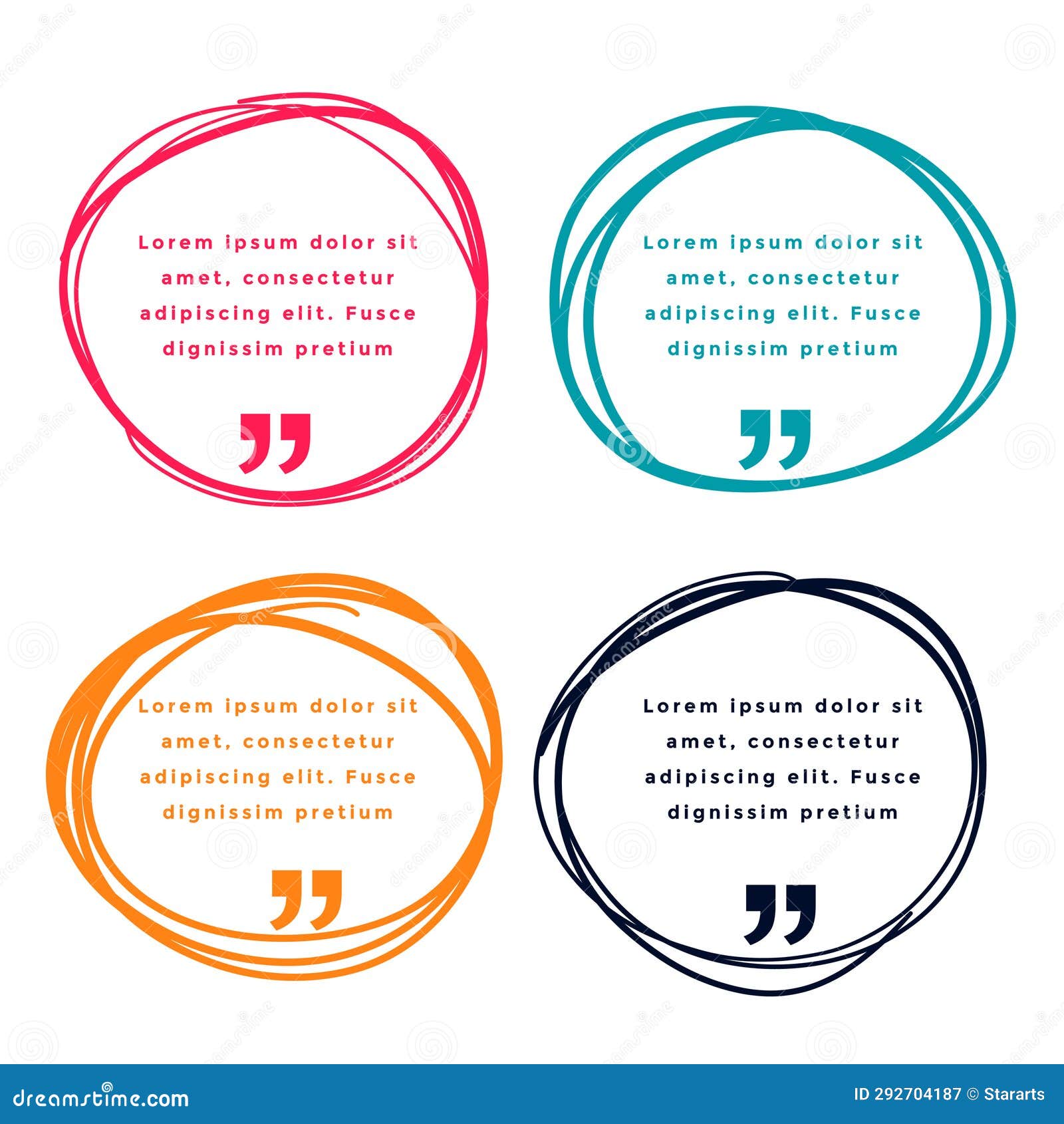 Eye Catching Word Punctuation Mark Template Design in Collection Stock ...