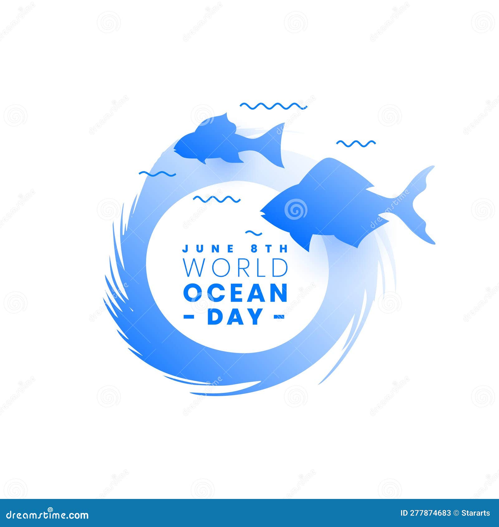 Eye Catching World Ocean Day Event Poster Save and Clean Ecosystem ...