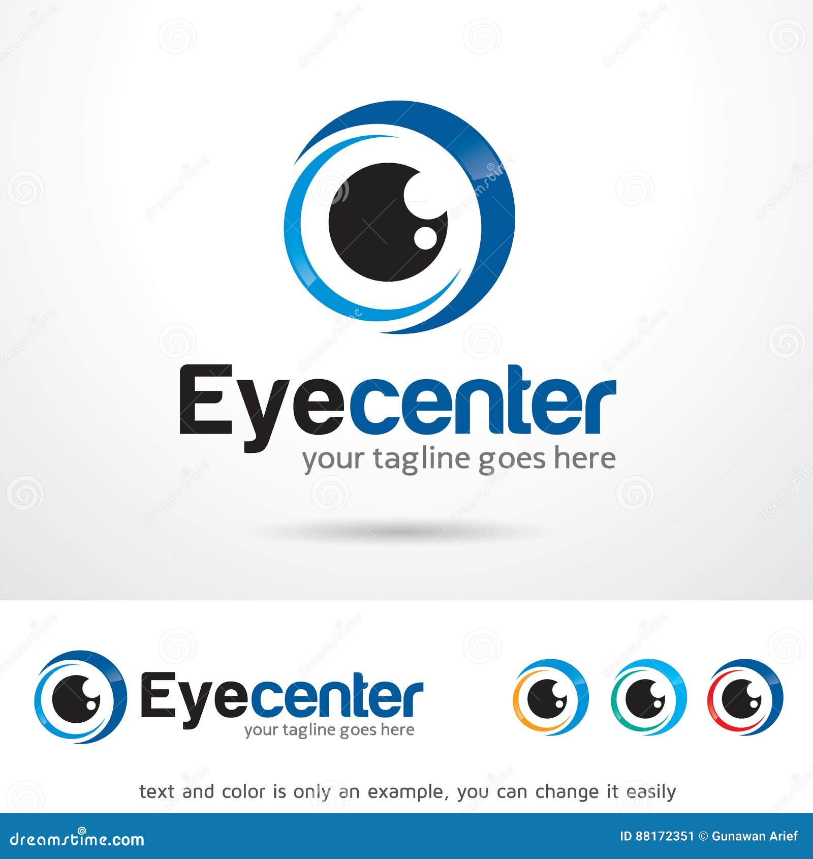 Eye Center Logo Template Design Vector Stock Vector - Illustration of ...