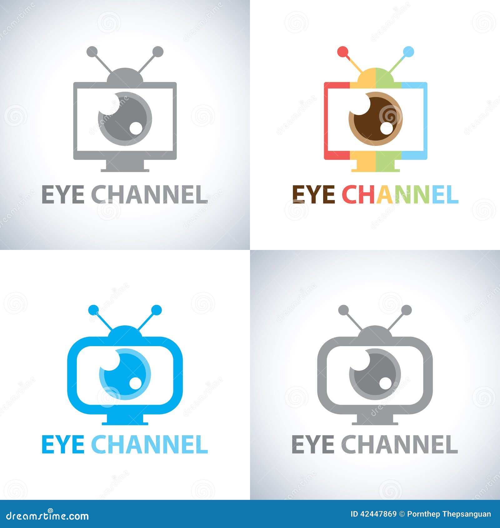 Eye channel stock vector. Illustration of electronic - 42447869