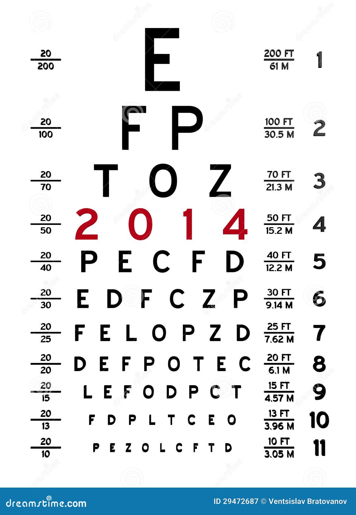 Eye Chart I Picture. Image: 29472687