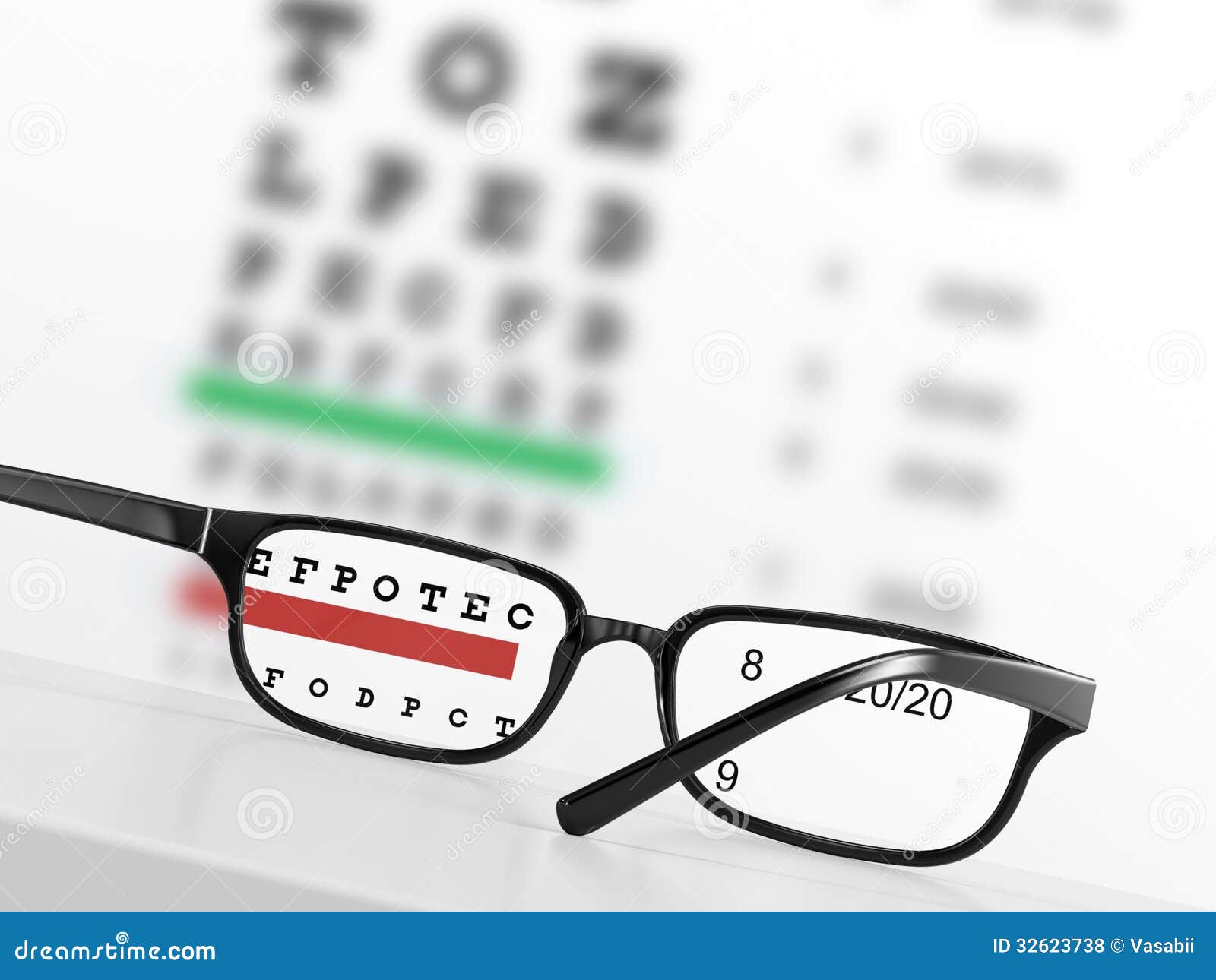 Eye Exam Chart Icon Cartoon Vector | CartoonDealer.com #200419825