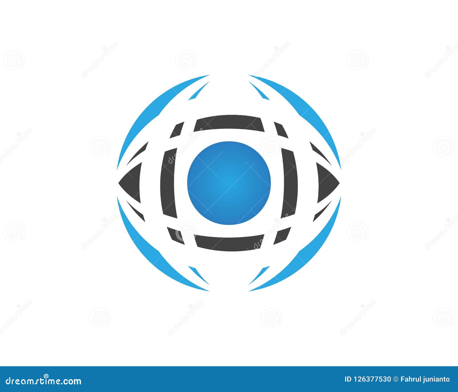 Eye Circle Logo Design Vector Stock Vector - Illustration of design ...