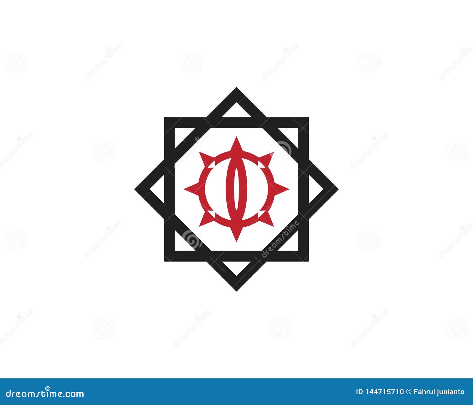 Eye compass logo vector stock vector. Illustration of latitude - 144715710