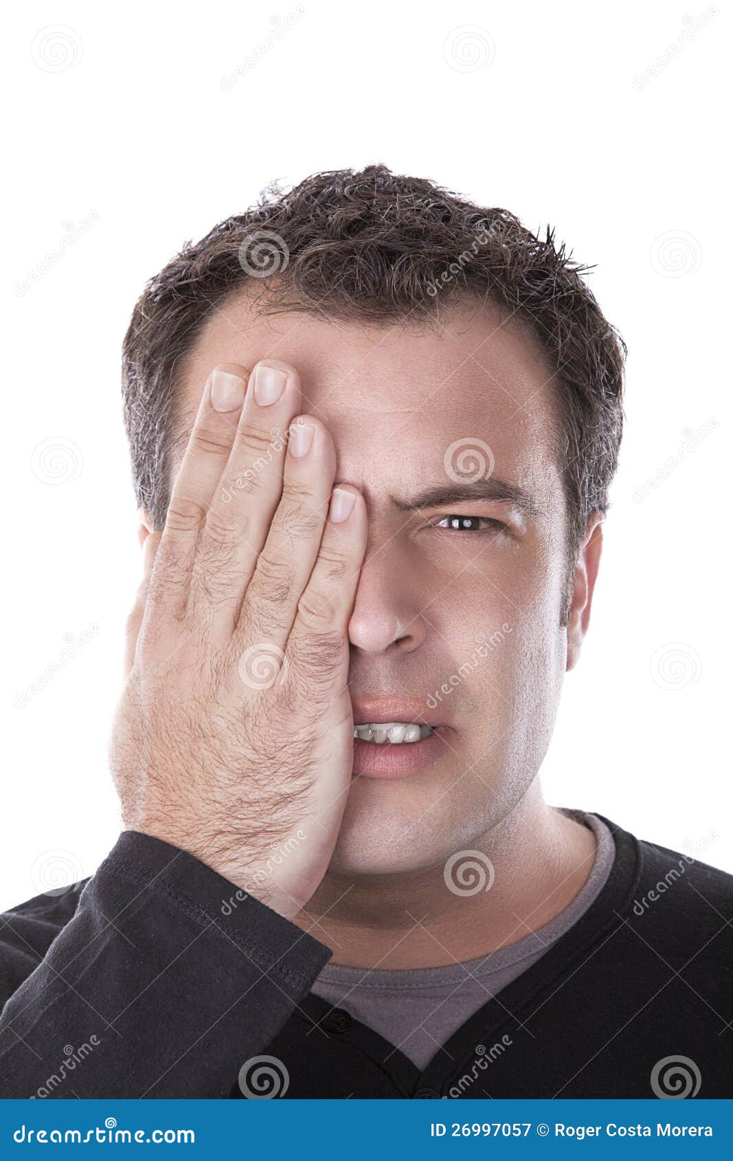 Eye covered stock image. Image of optometry, ophthalmologist - 26997057