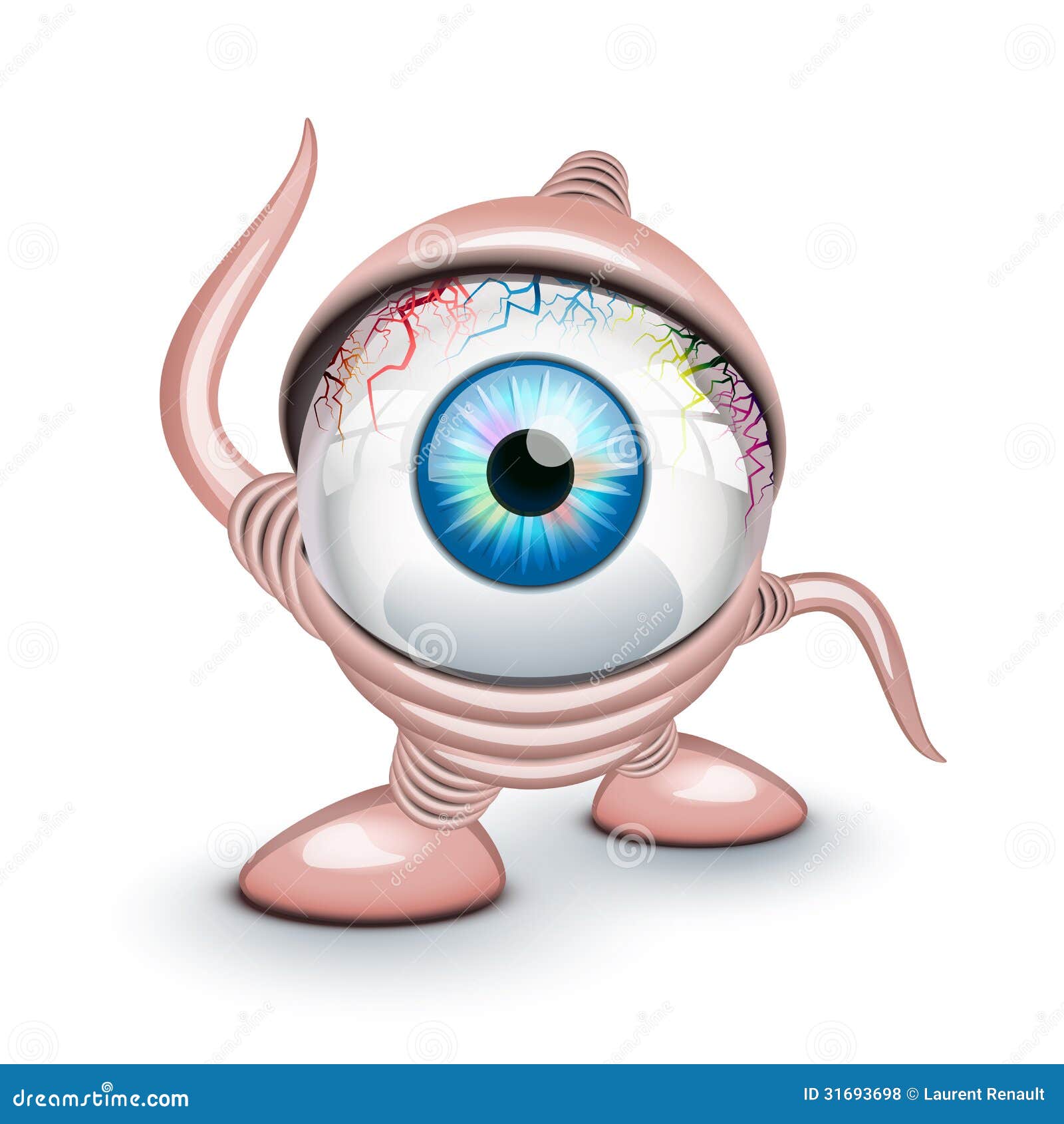 The eye of the Cyclops stock vector. Illustration of freak - 31693698