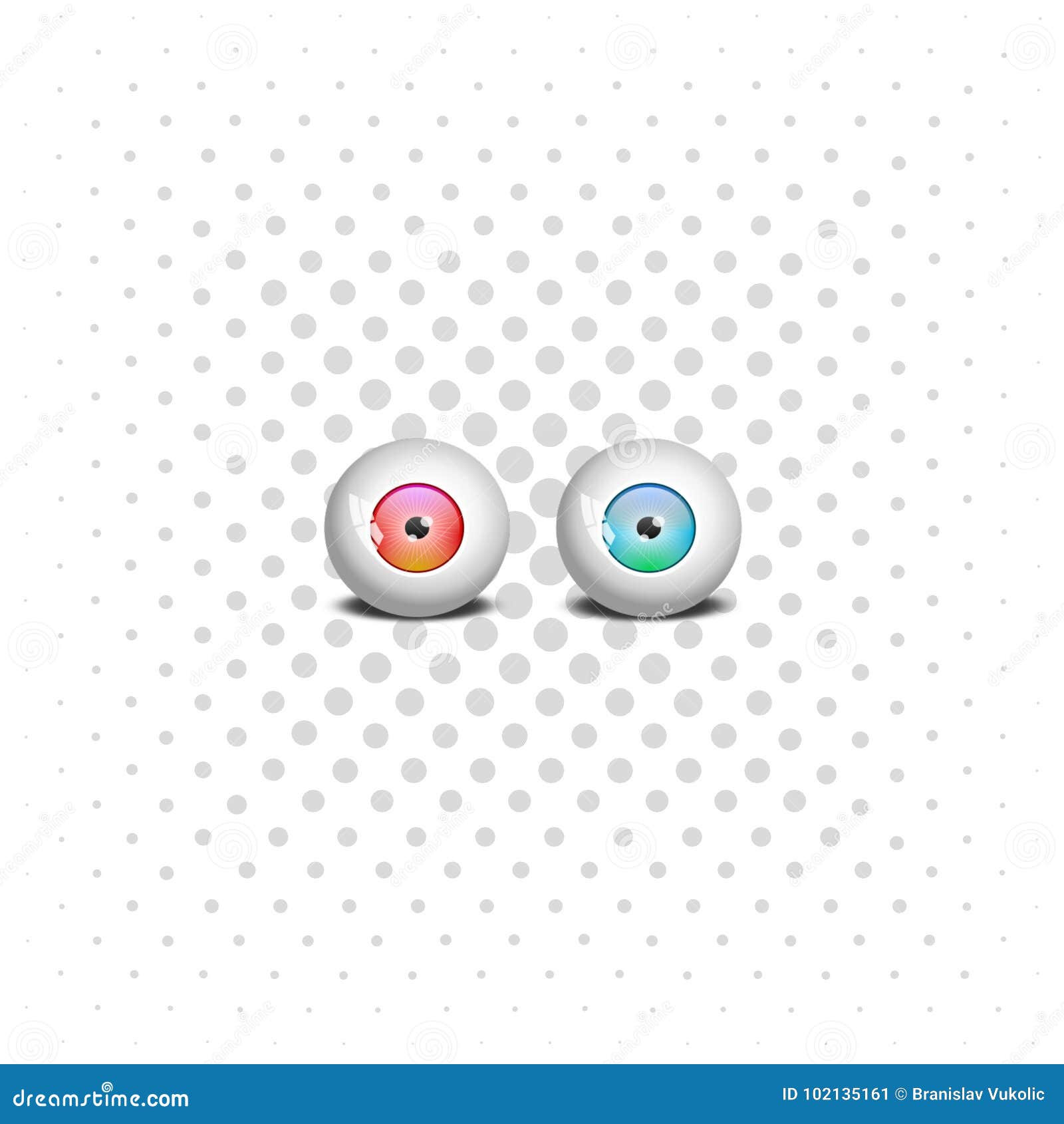 Eye,3D illustration stock illustration. Illustration of background ...