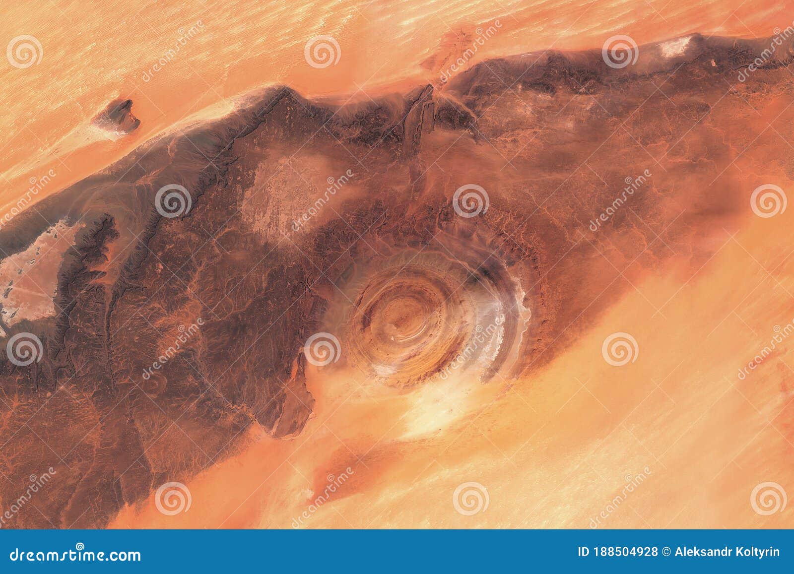 Nasa Eye Of Sahara