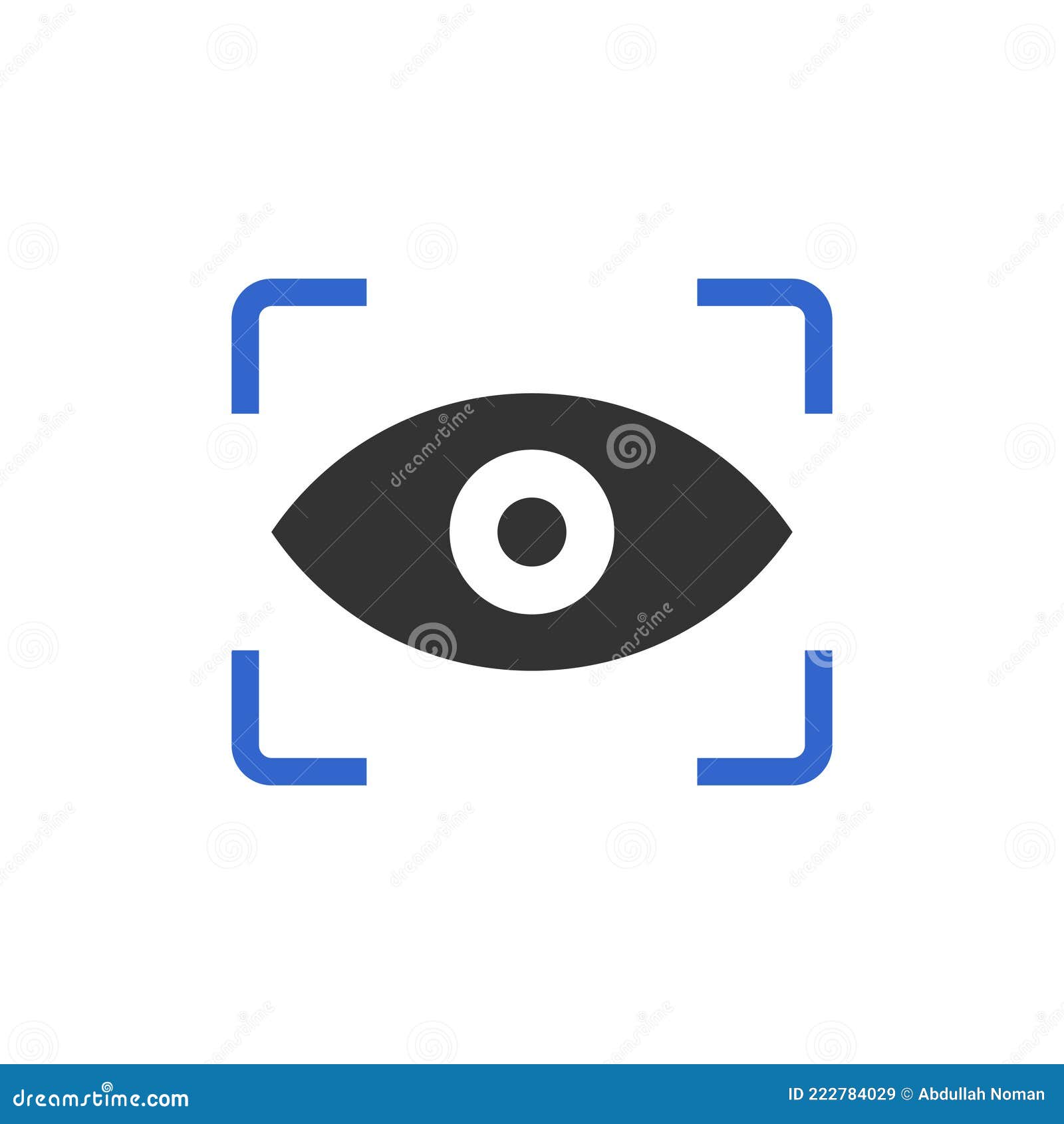 Eye detection icon design stock vector. Illustration of internet ...