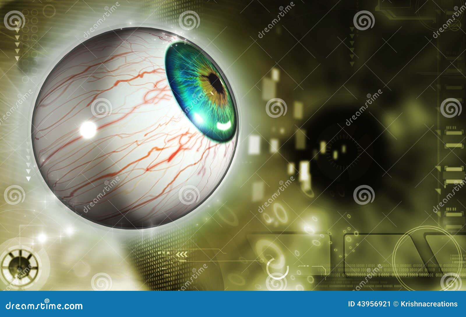 Eye editorial photo. Illustration of science, imagination - 43956921