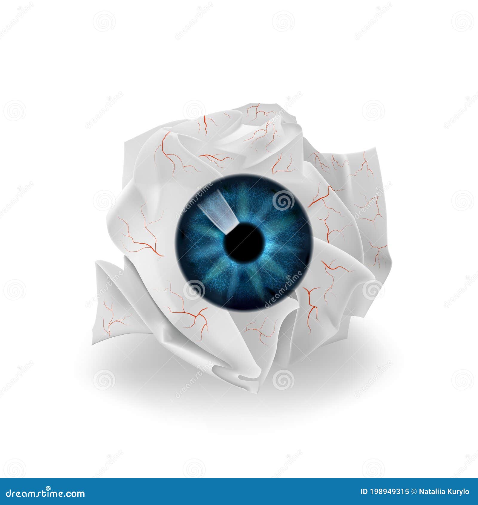 Eye Diseases, Dryness, Irritation, Inflammation of Eyeball. Stock ...