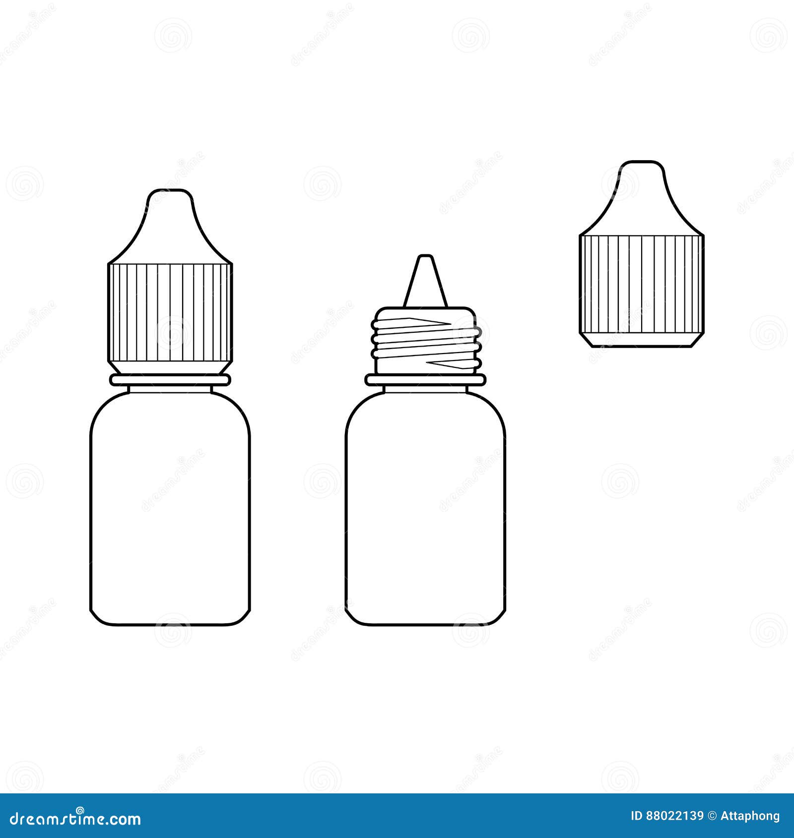 Eye Drop Bottle. Young Man Applying Eye Drop To His Eye. How To Vector ...
