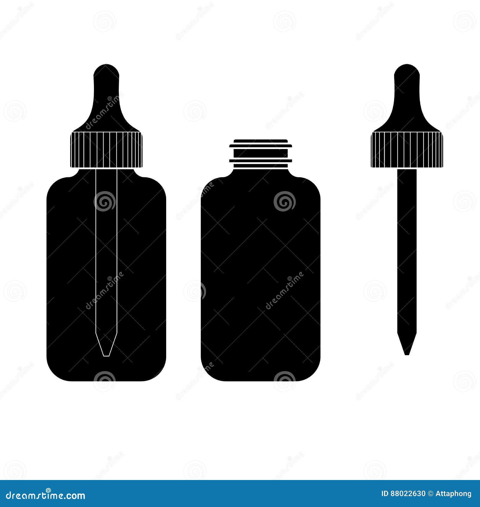 Eye Drop Bottle Isolate on White Background Vector Stock Vector ...