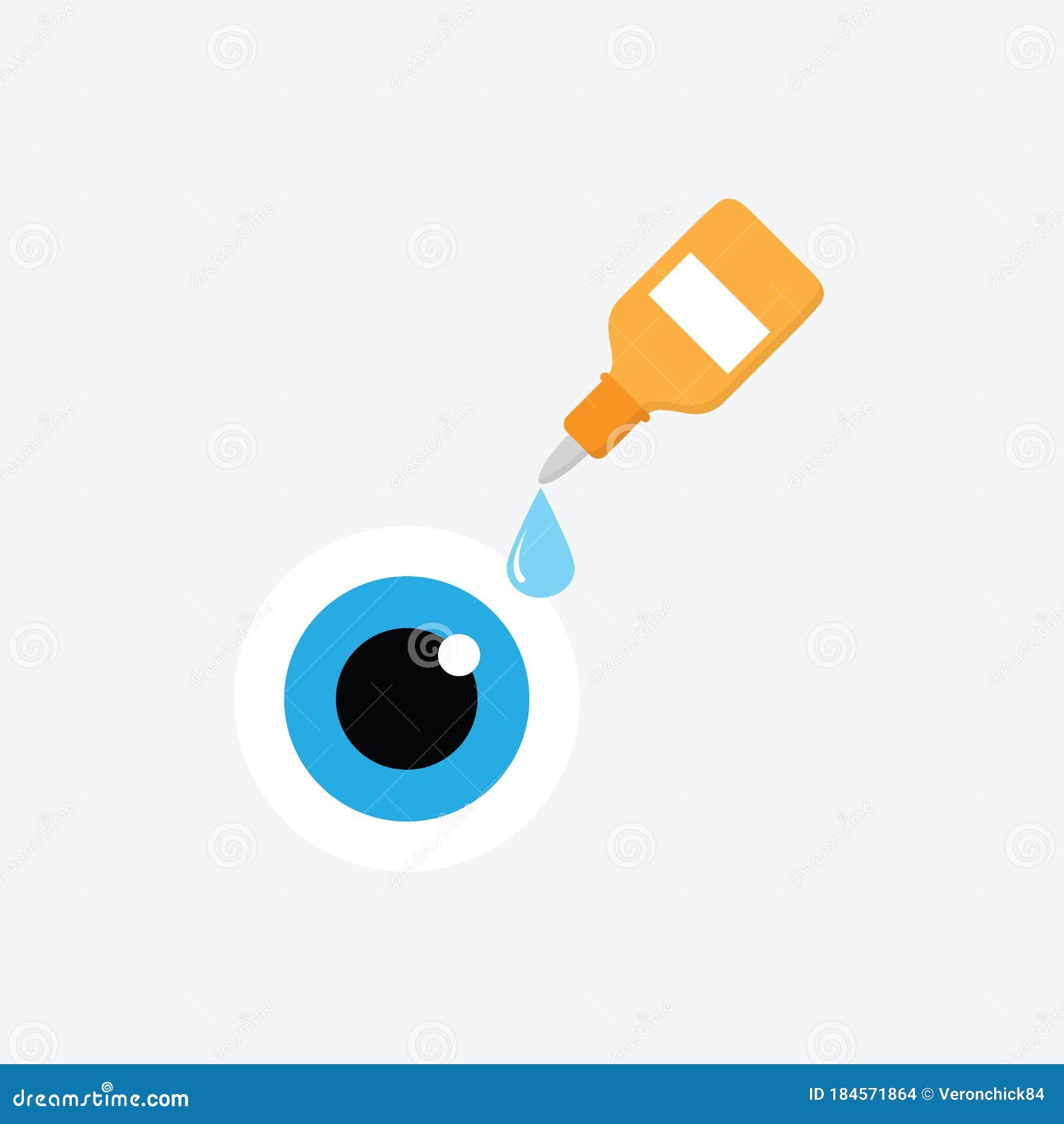 Eye drop icon vector sign stock vector. Illustration of healthy - 184571864