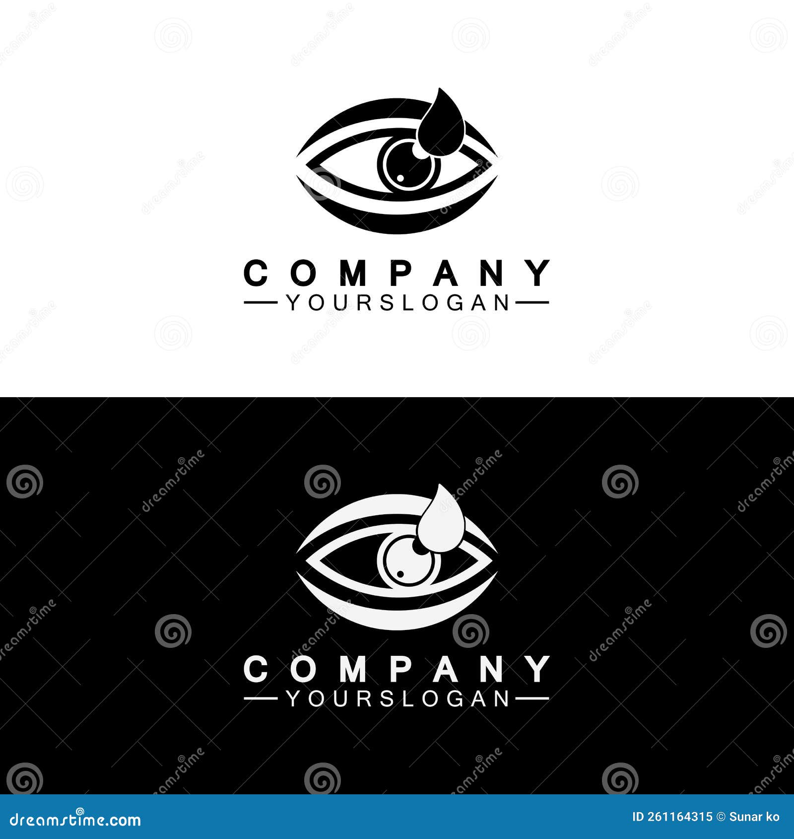 Eye Drop Logo Icon Design Template Stock Vector - Illustration of ...