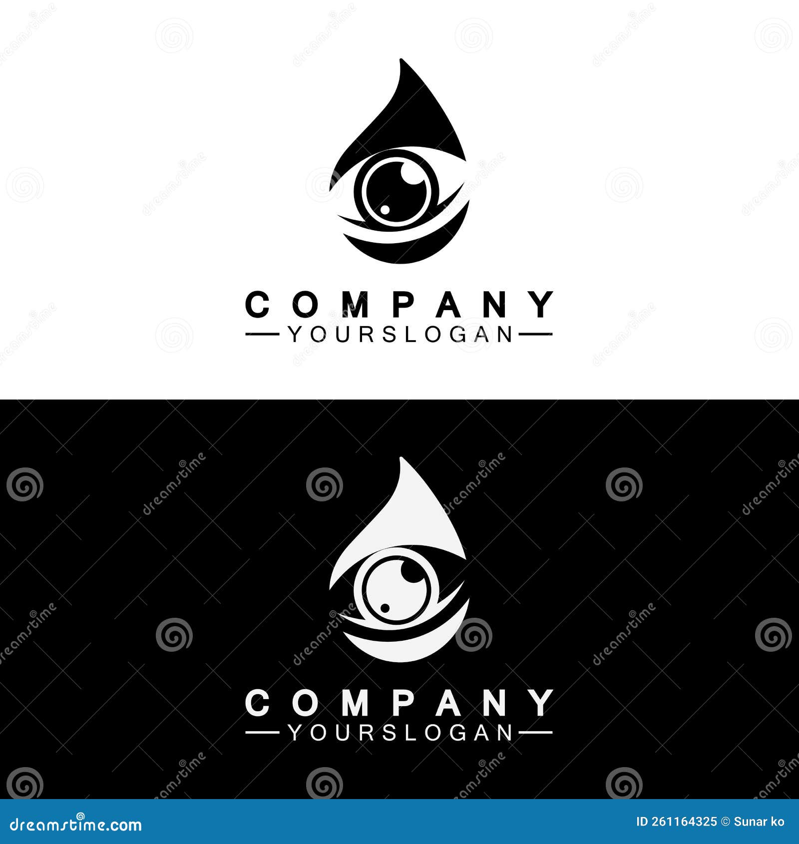 Eye Drop Logo Icon Design Template Stock Vector - Illustration of ...