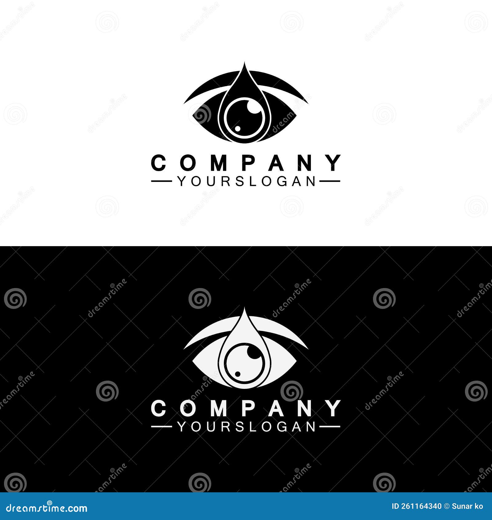 Eye Drop Logo Icon Design Template Stock Vector - Illustration of ...