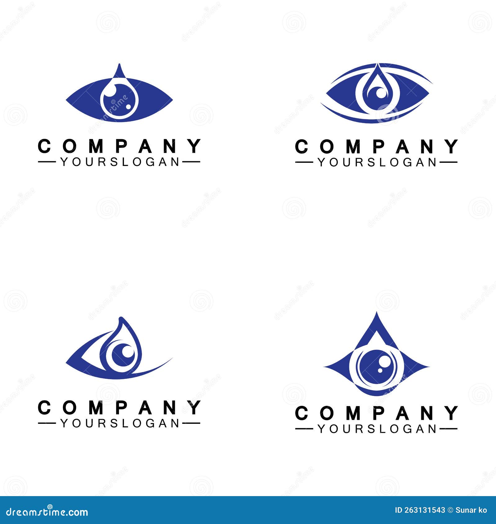 Eye Drop Logo Icon Design Template Stock Vector - Illustration of clean ...