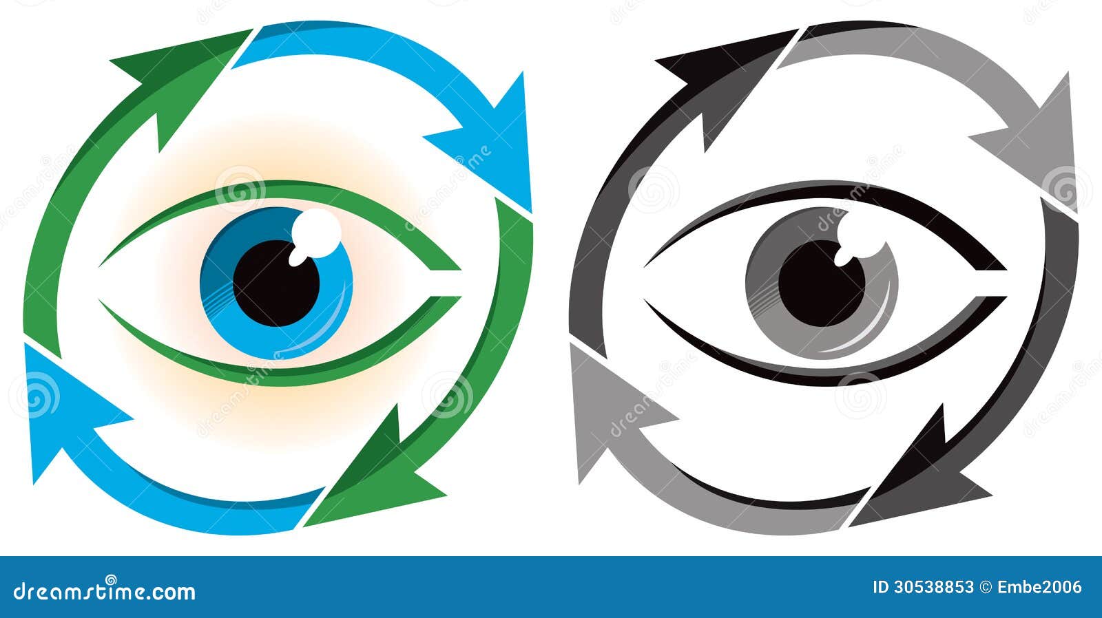 Eye Environment Logo stock vector. Illustration of simple - 30538853