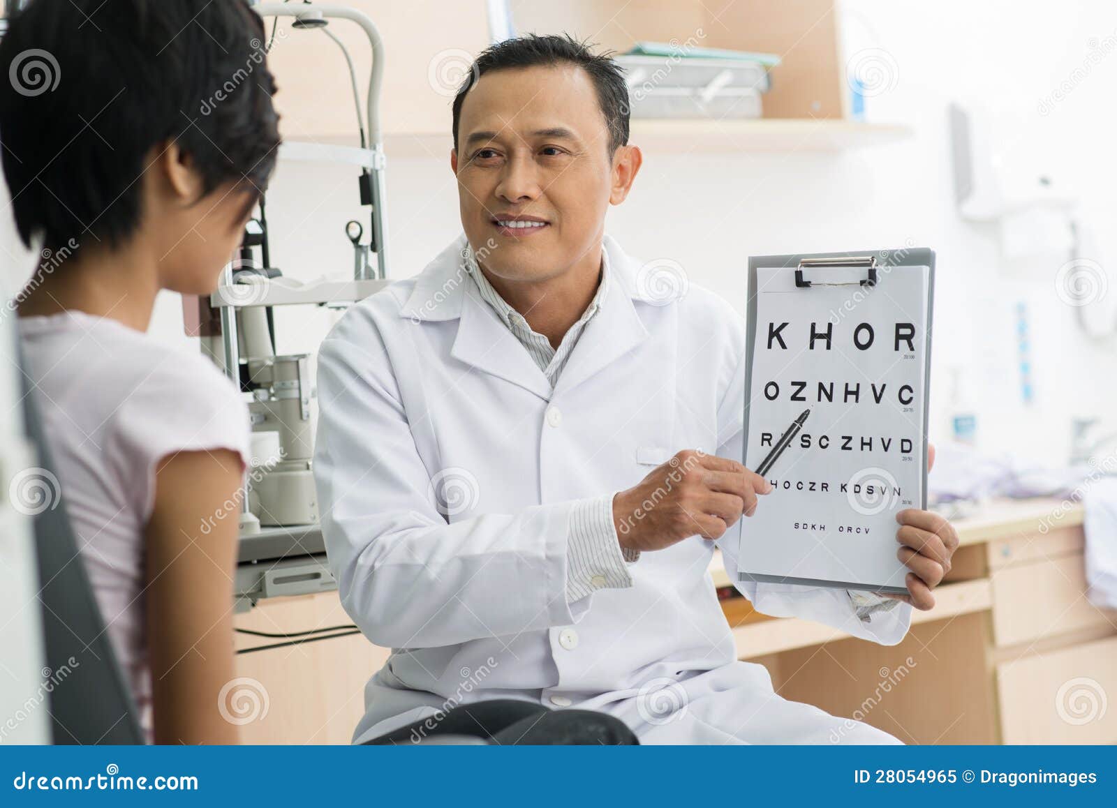 Eye exam stock image. Image of checking, medical, eyesight - 28054965