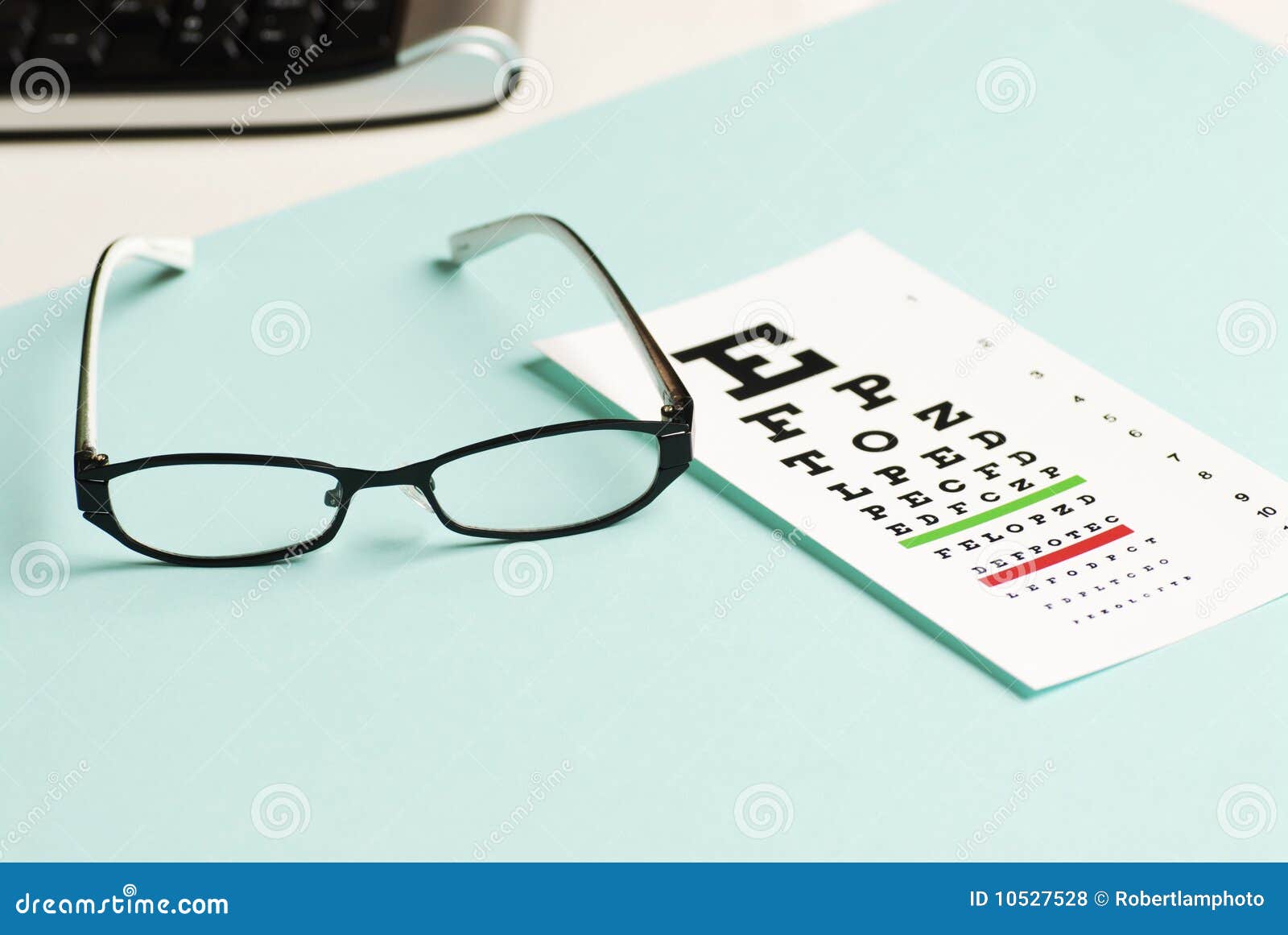 Eye exam chart stock photo. Image of vision, medical - 10527528