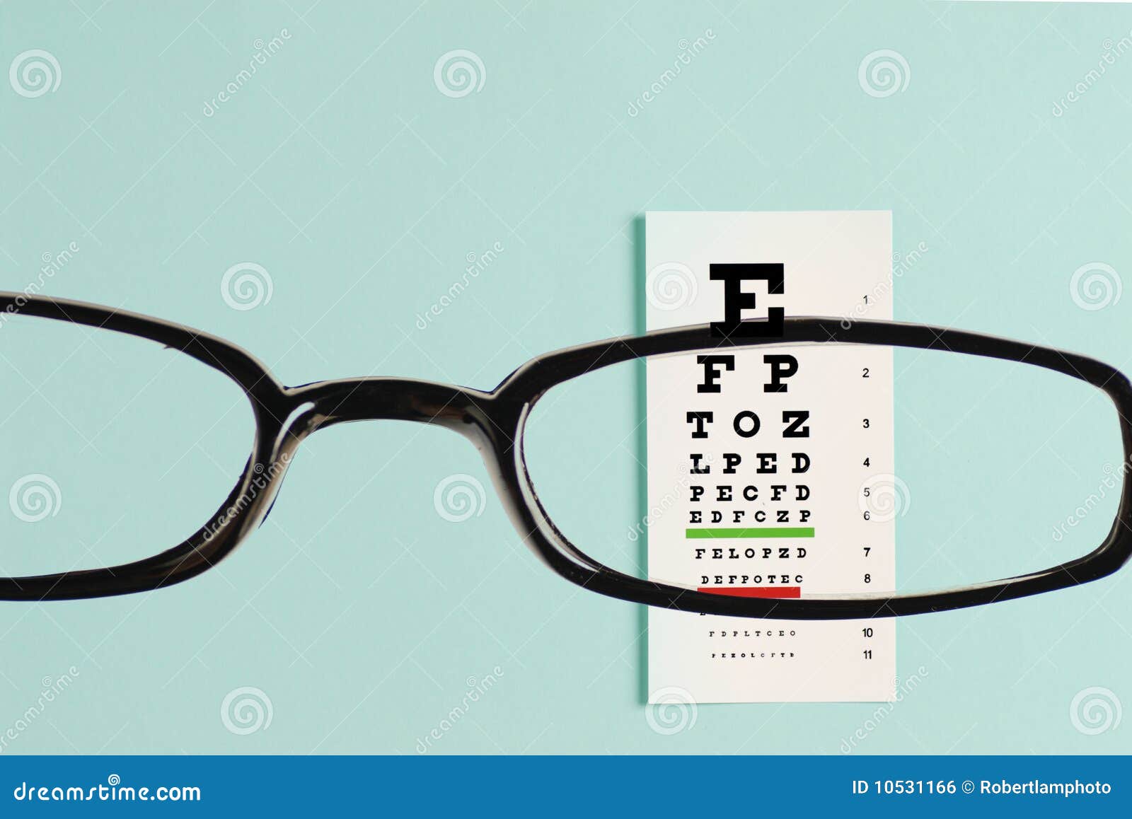 Eye exam chart stock photo. Image of opthalmology, glass - 10531166