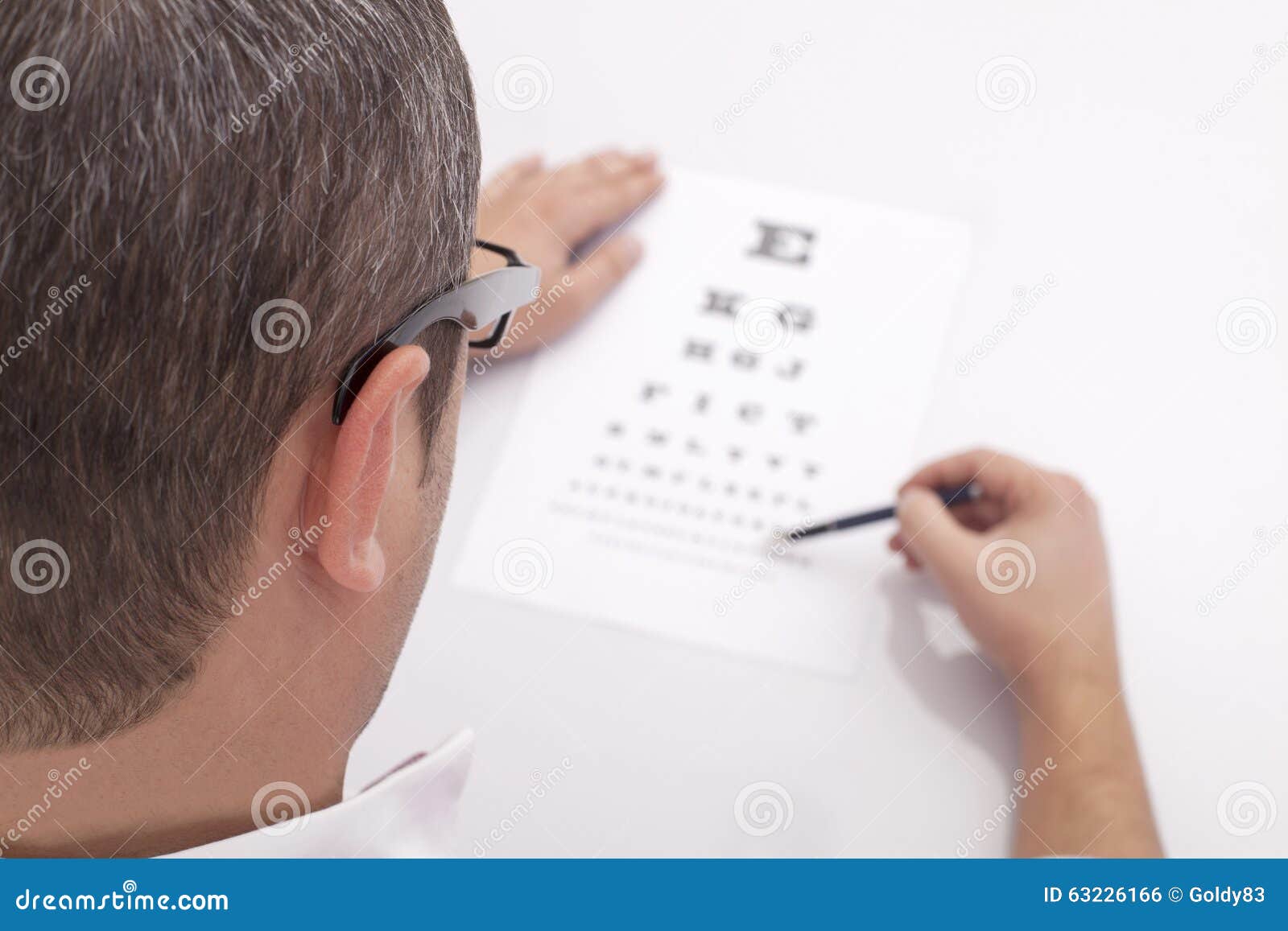 Eye Exam stock photo. Image of facial, lifestyle, customer - 63226166