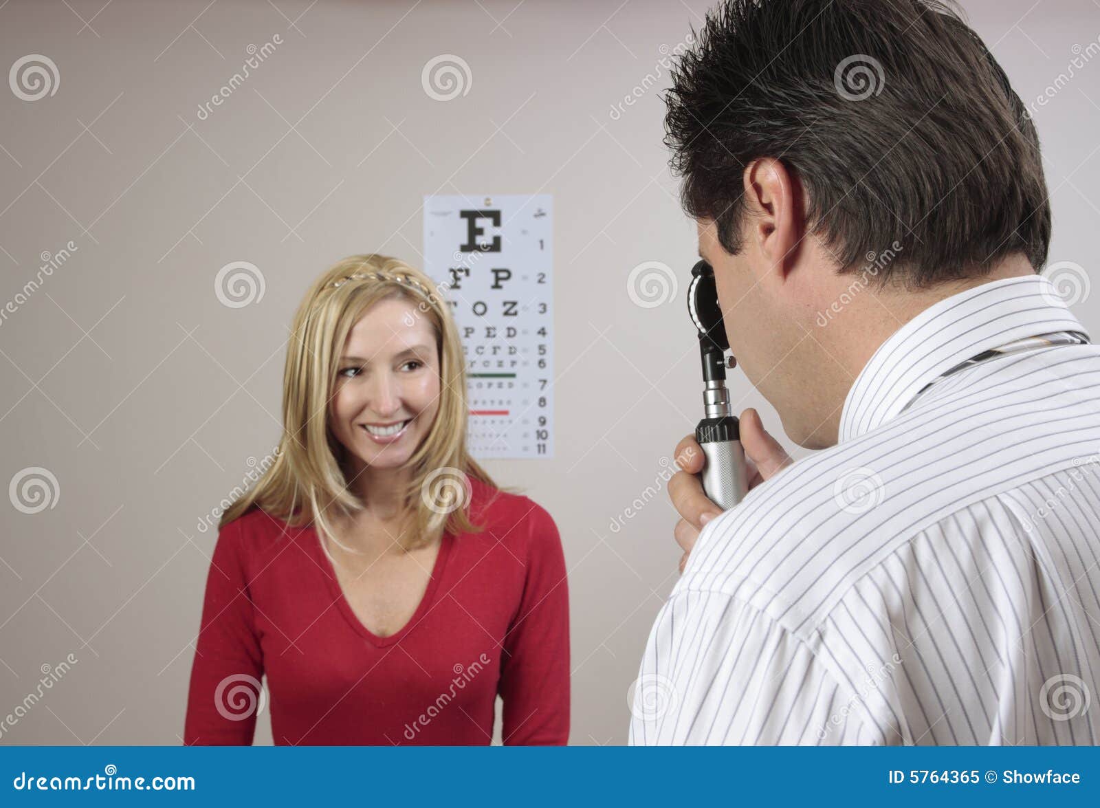 Eye examination checkup stock image. Image of examination - 5764365