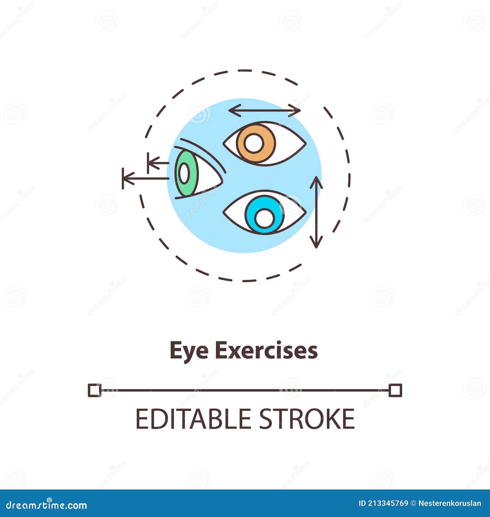 Eye Exercises Stock Illustrations – 178 Eye Exercises Stock ...