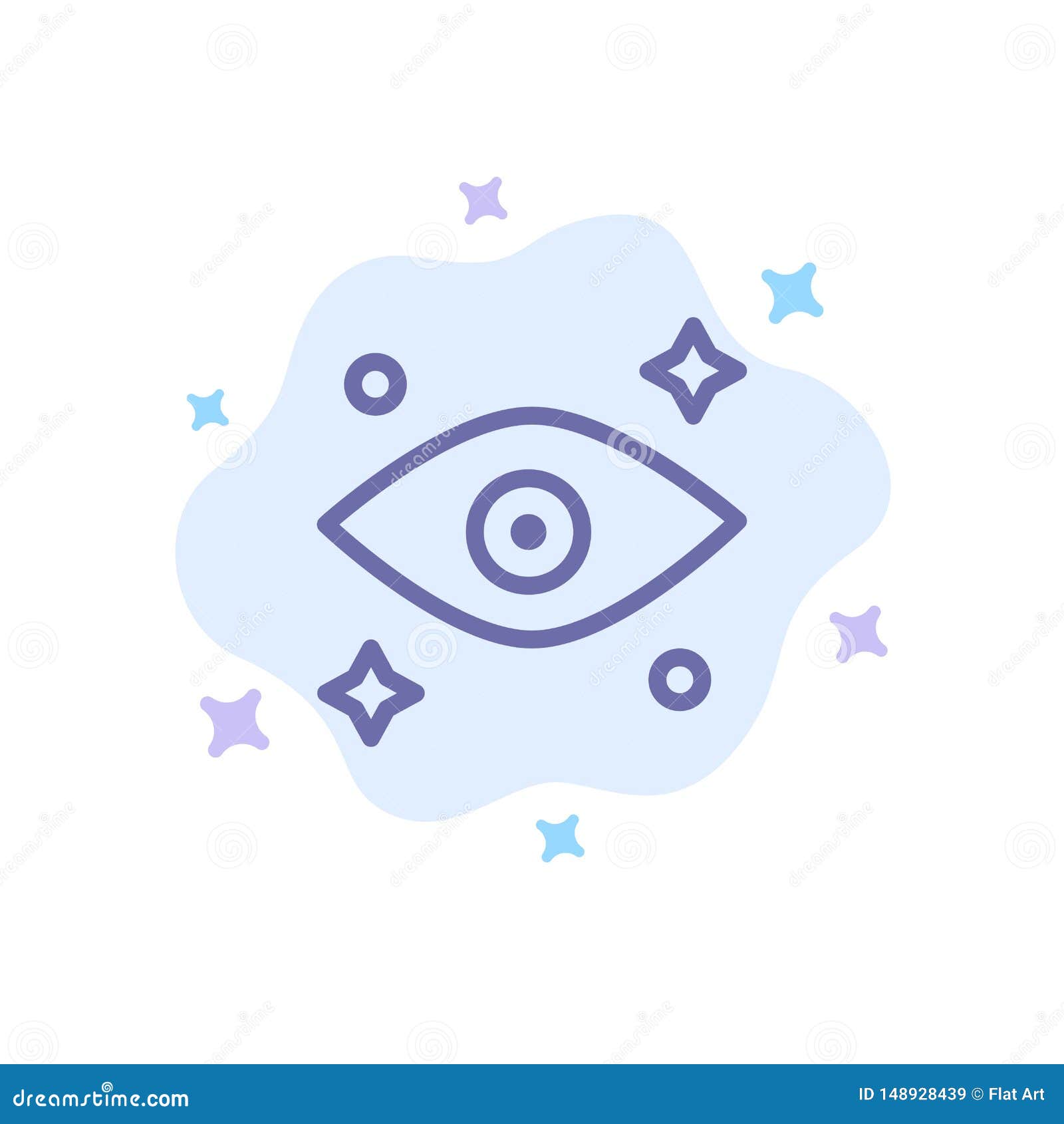 Eye, Eyes, Watching Blue Icon on Abstract Cloud Background Stock Vector ... Eye, Eyes, Watching Blue Icon on Abstract Cloud Background Stock Vector ...