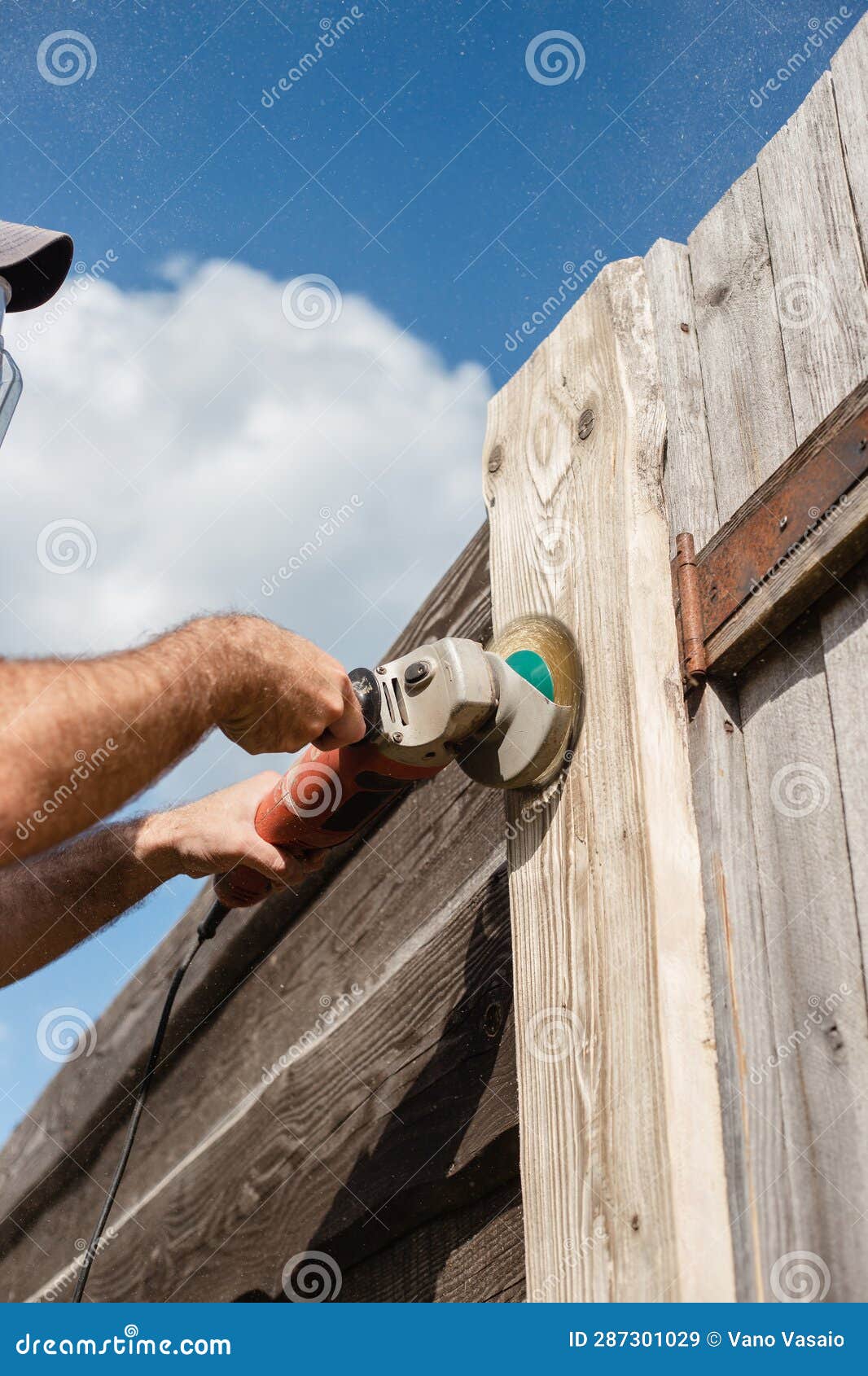 Eye and Face Protection when Working with Power Tools Stock Image ...