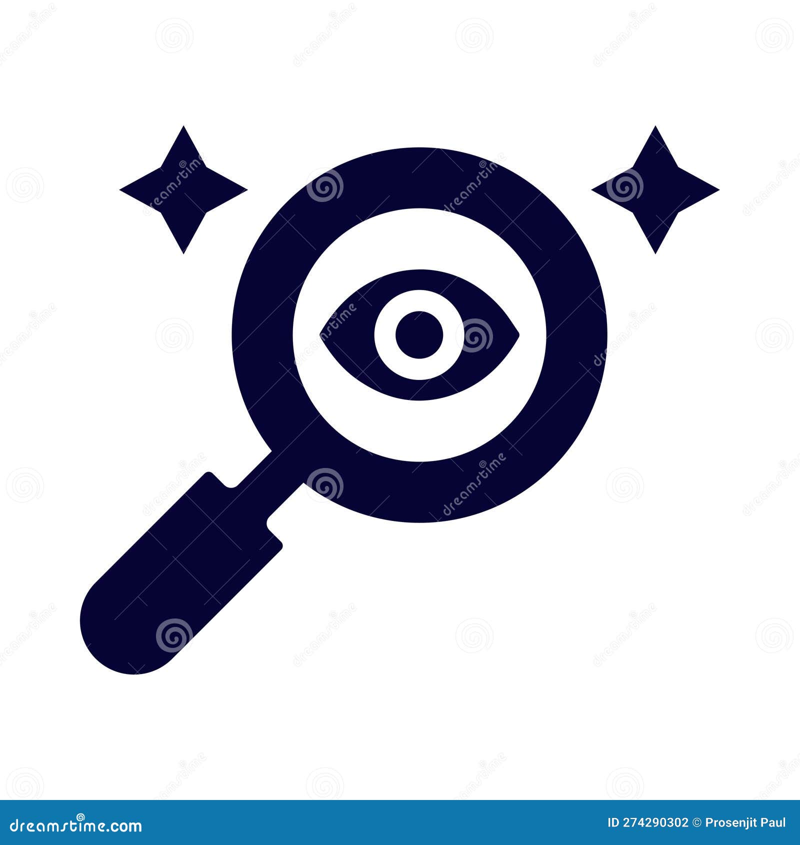 Find Or Search Icon Design, Simple Rmagnifying Glass Illustration ...