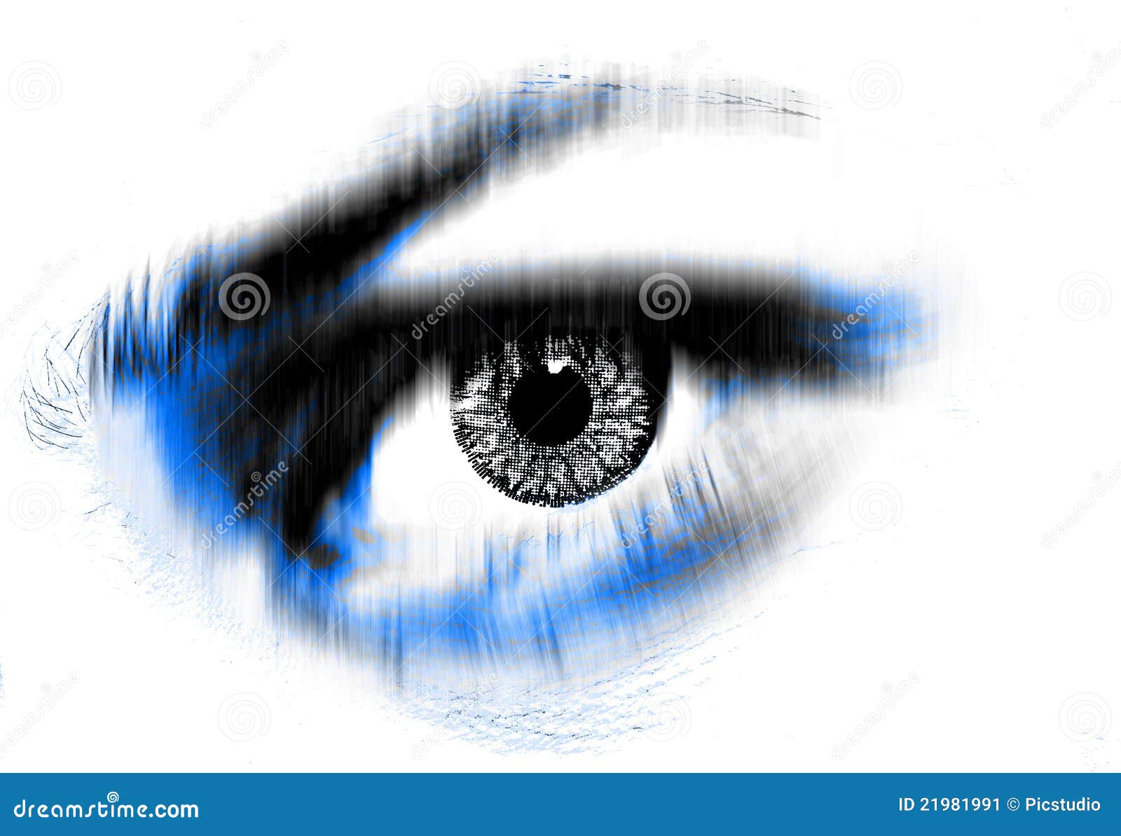Eye future vision stock image. Image of logo, radial - 21981991