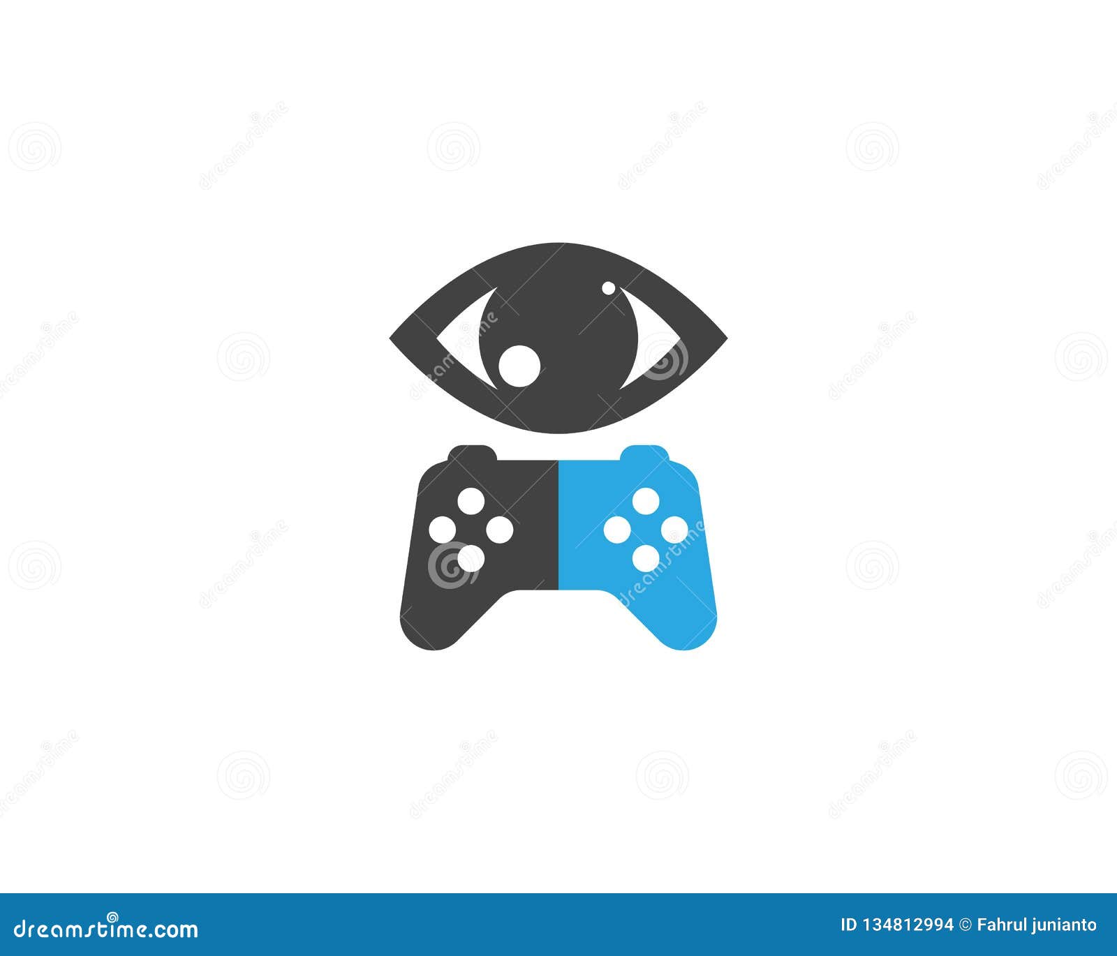 Eye Game View Logo Template Stock Vector - Illustration of logo, sight ...