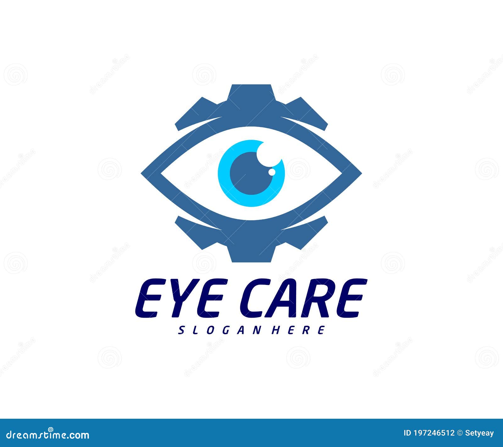 Eye Gear Logo Design Vector Template, Creative Eye Logo Concept, Icon ...