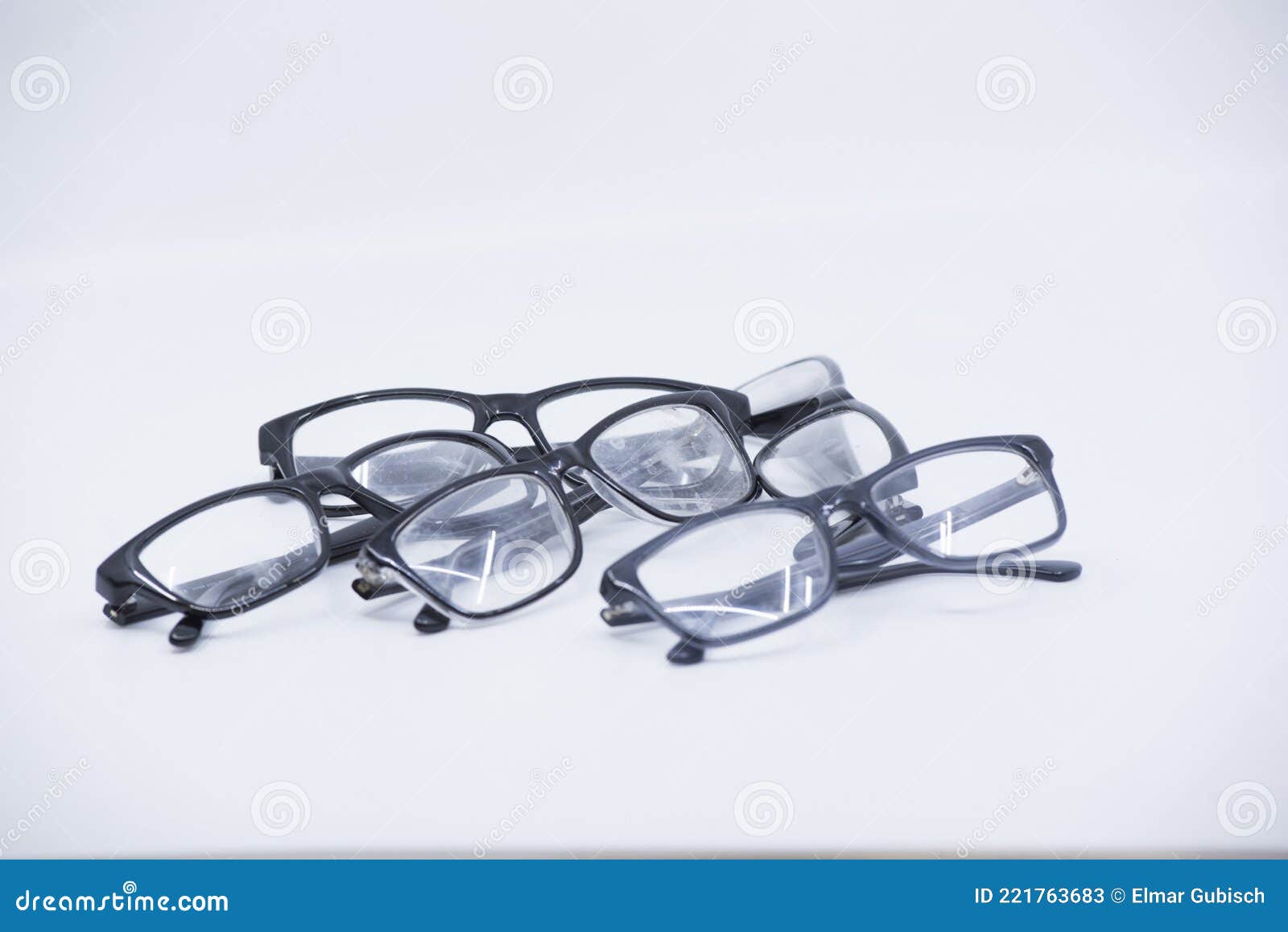 Eye Glasses with Frame As Visual Aid Stock Image - Image of findings ...