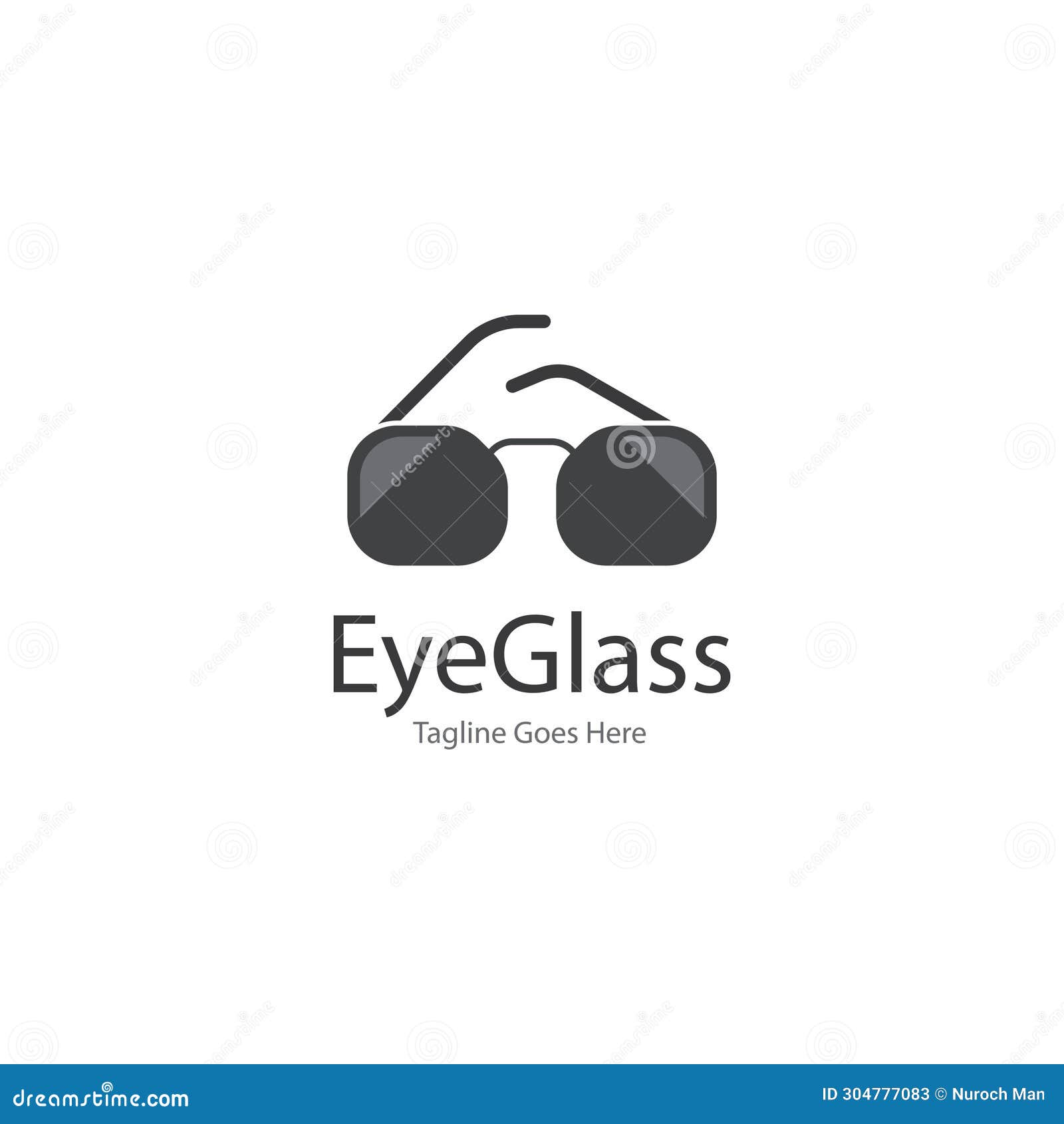 Eye Glasses Logo Design Icon Vector Template Stock Illustration ...