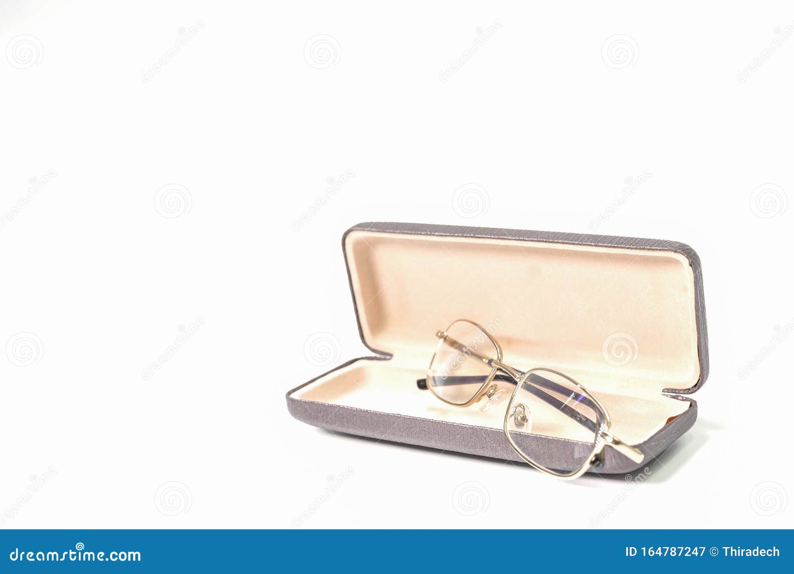 Eye Glasses Placed on the Box Stock Image - Image of geek, design ...