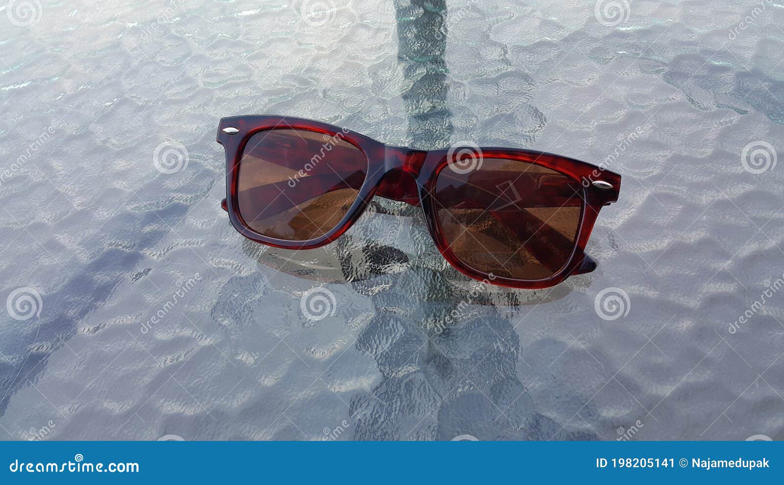 Eye Glasses or Spectacles on Glass Floor or Table Stock Image - Image ...