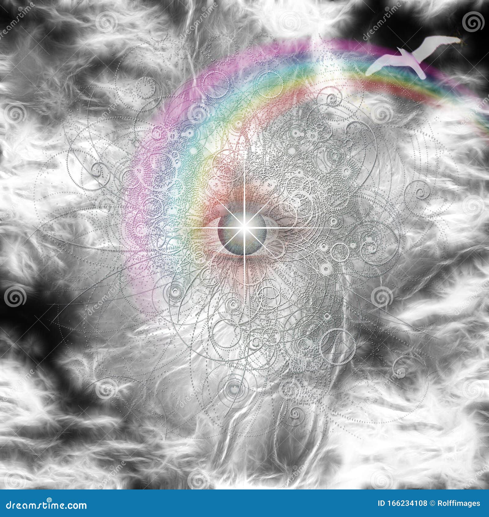 Eye of God stock illustration. Illustration of artistic - 166234108