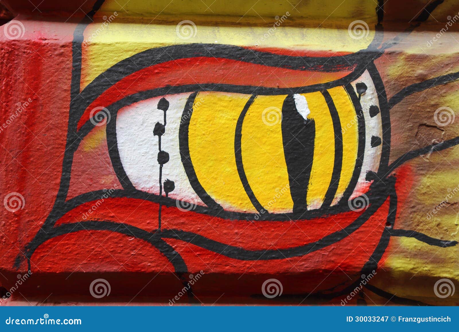 Graffiti on Rome s wall editorial photography. Image of iris - 30033247