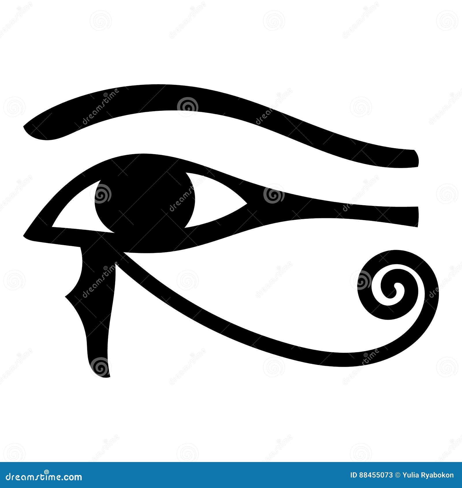 The Eye Of Horus Icon Symbol Royalty-Free Stock Image | CartoonDealer ...
