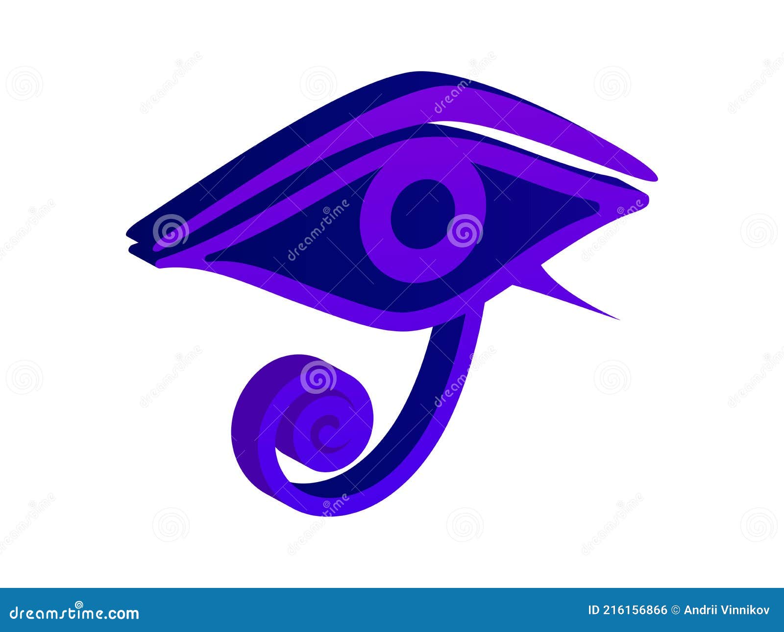 Eye Of Horus Isometric 3d Style Eye Of Ra Ancient Egyptian Symbol Of