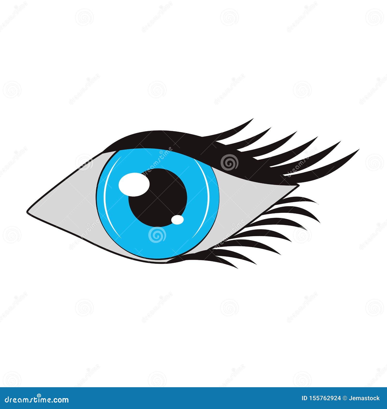 Eye Human Optical Vision Cartoon Stock Vector - Illustration of optical ...