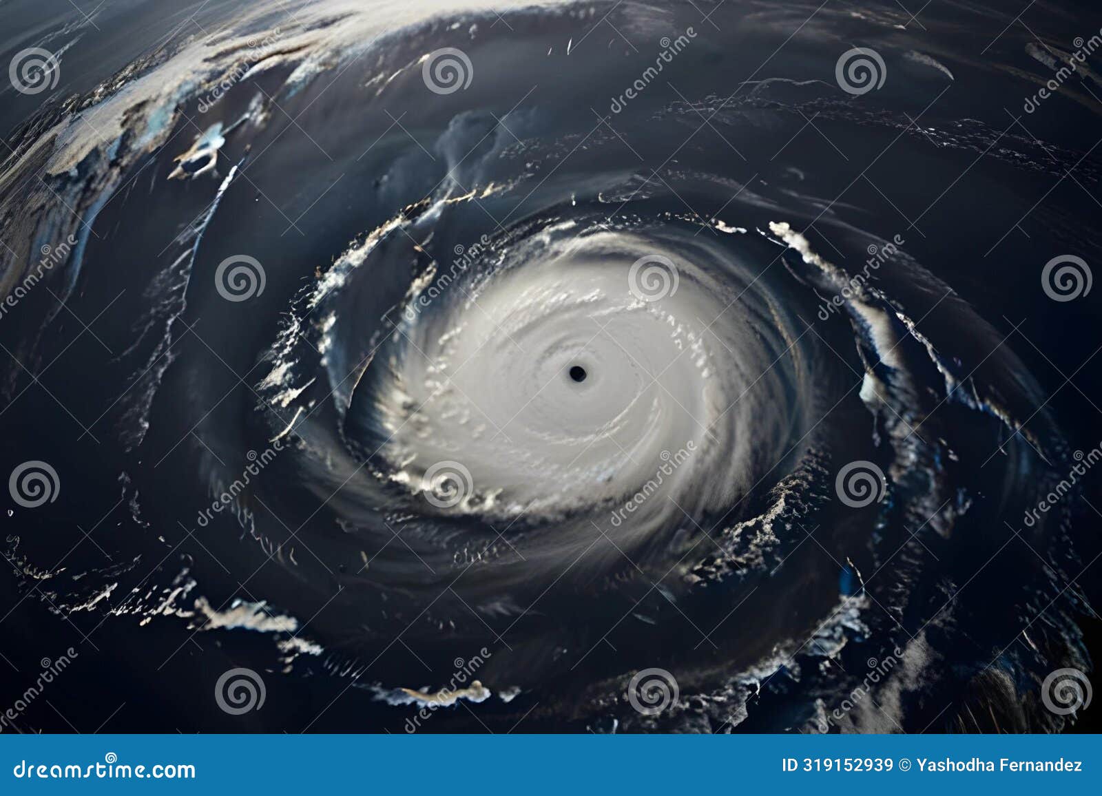 Eye of a hurricane stock image. Image of cyclone, landscape - 319152939