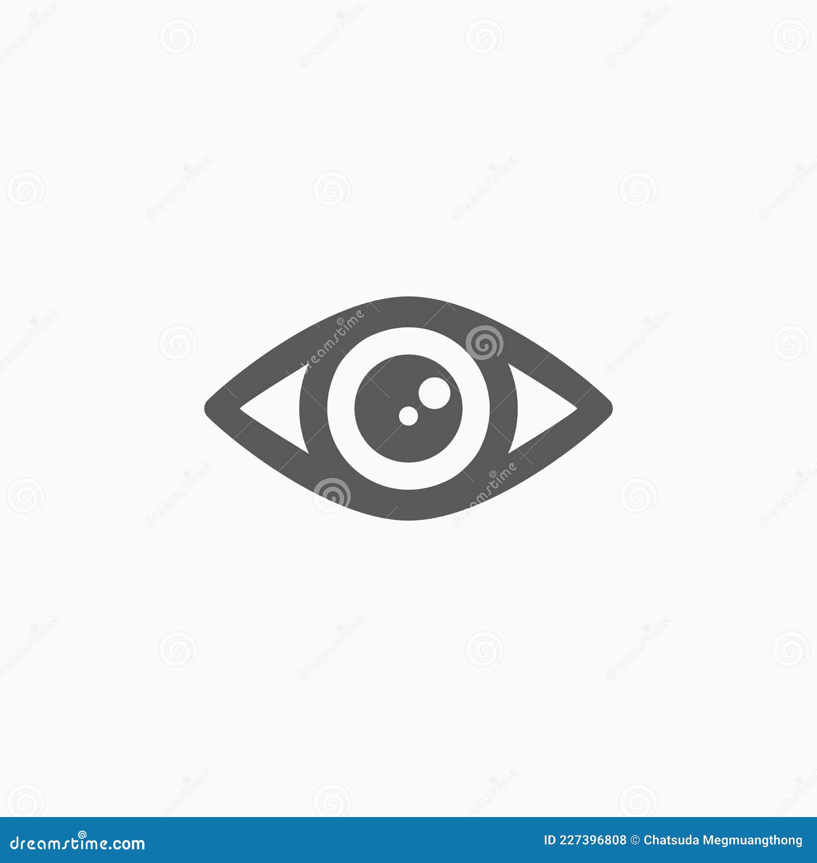 Mix Icon For Look, Peep And Glimpse Vector Illustration | CartoonDealer ...