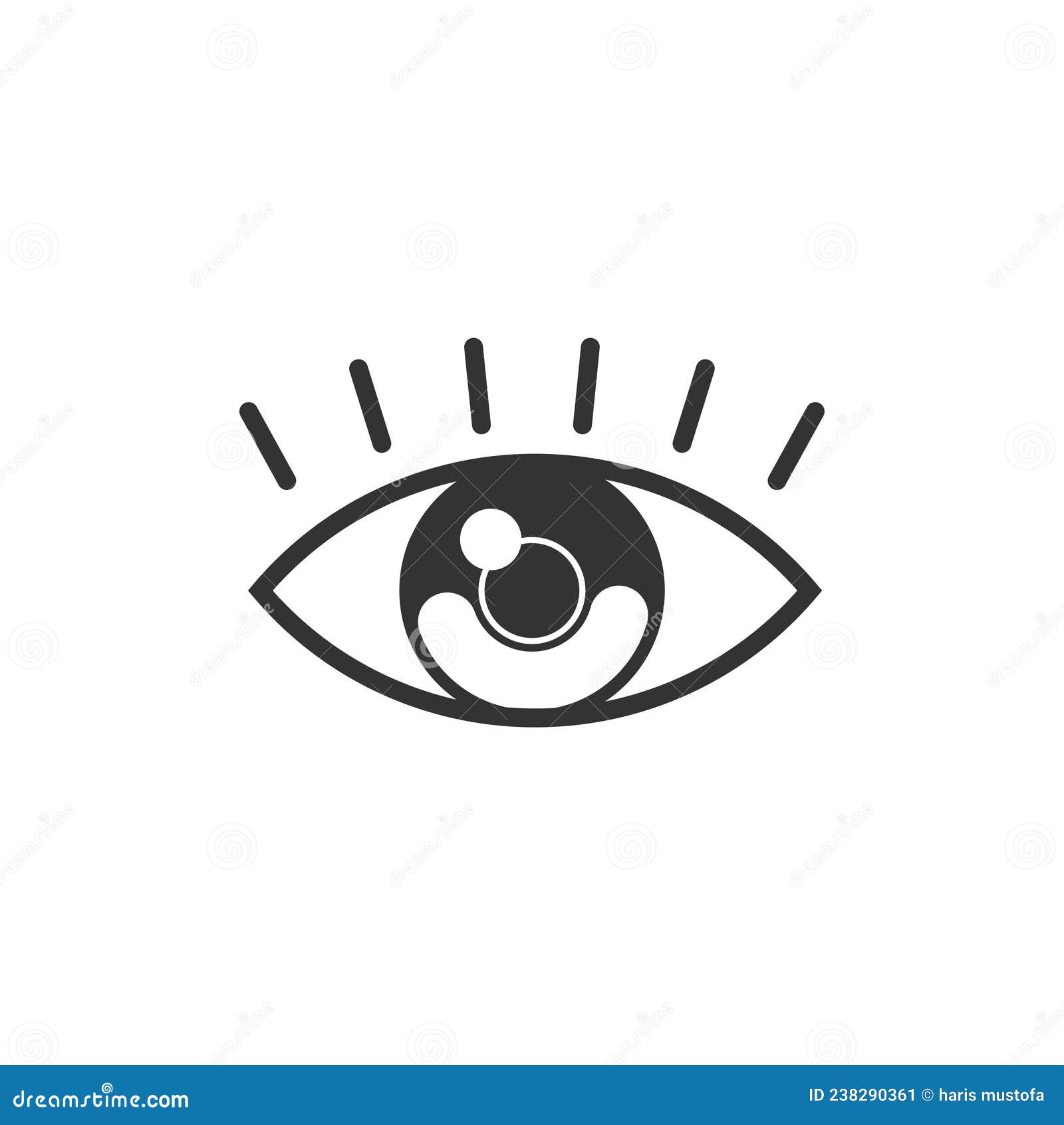 Eye Icon Design Template Vector Isolated Stock Illustration ...